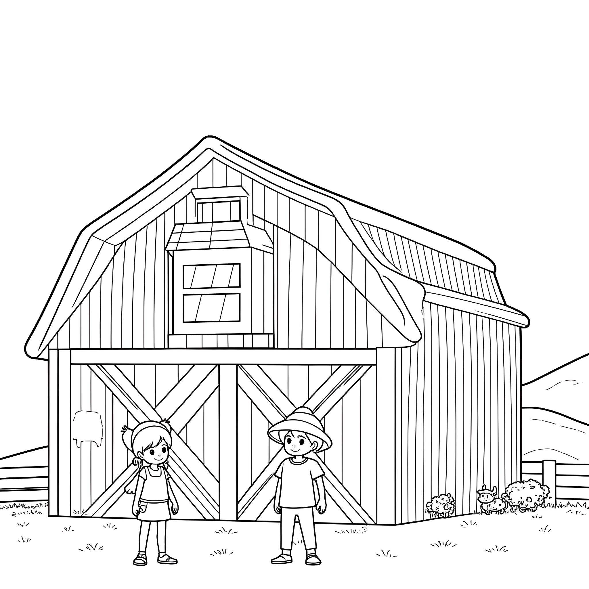 Best Farm Coloring Pages (Free Printable PDF)