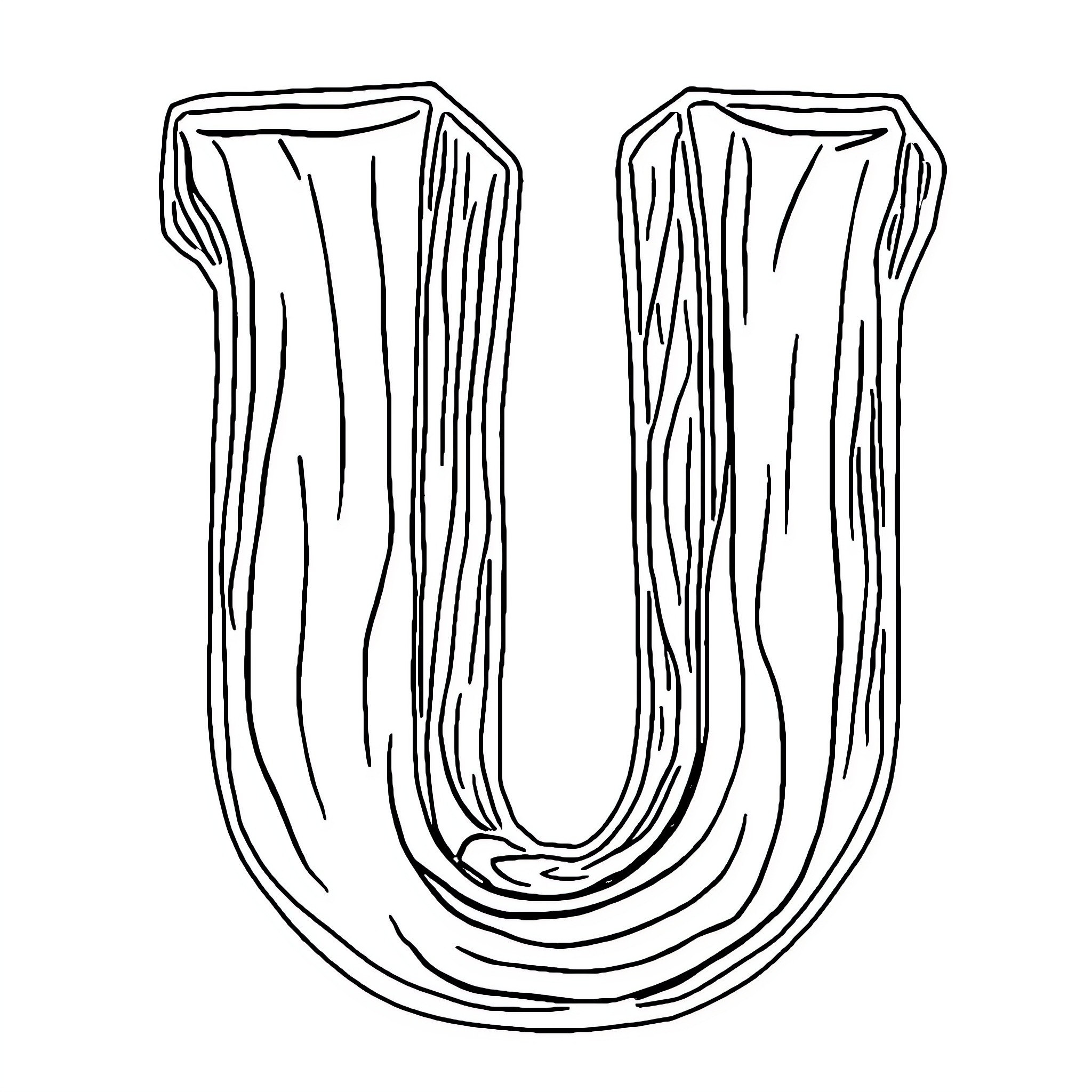 Best U Coloring Pages (Free Printable PDF)