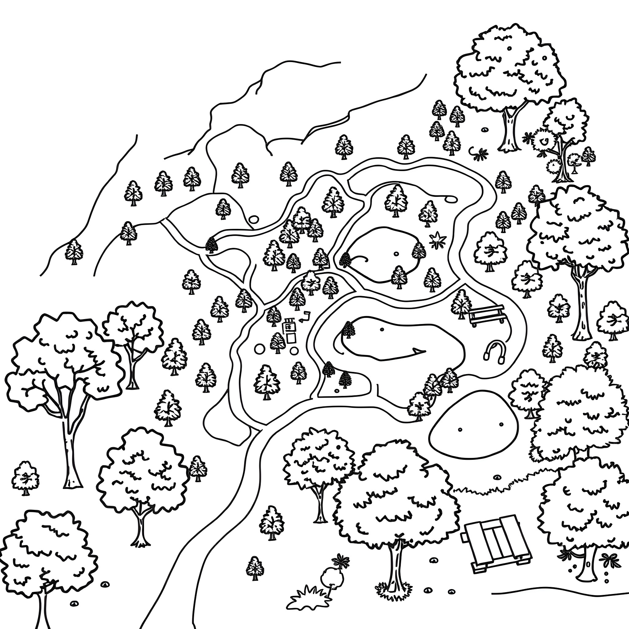 Best Park Coloring Pages (Free Printable PDF)