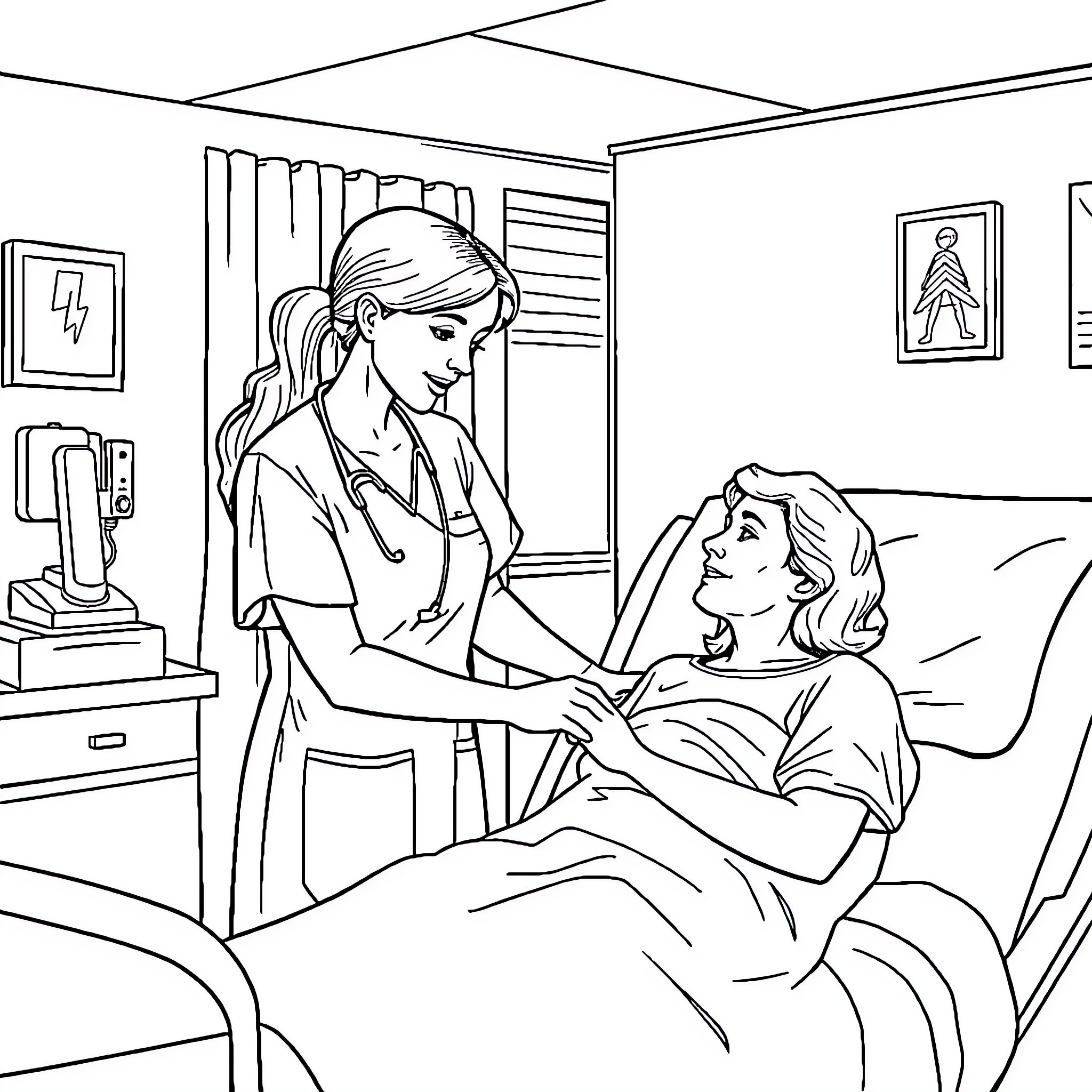 91 Best Nurse Coloring Pages (Free Printable PDFs)
