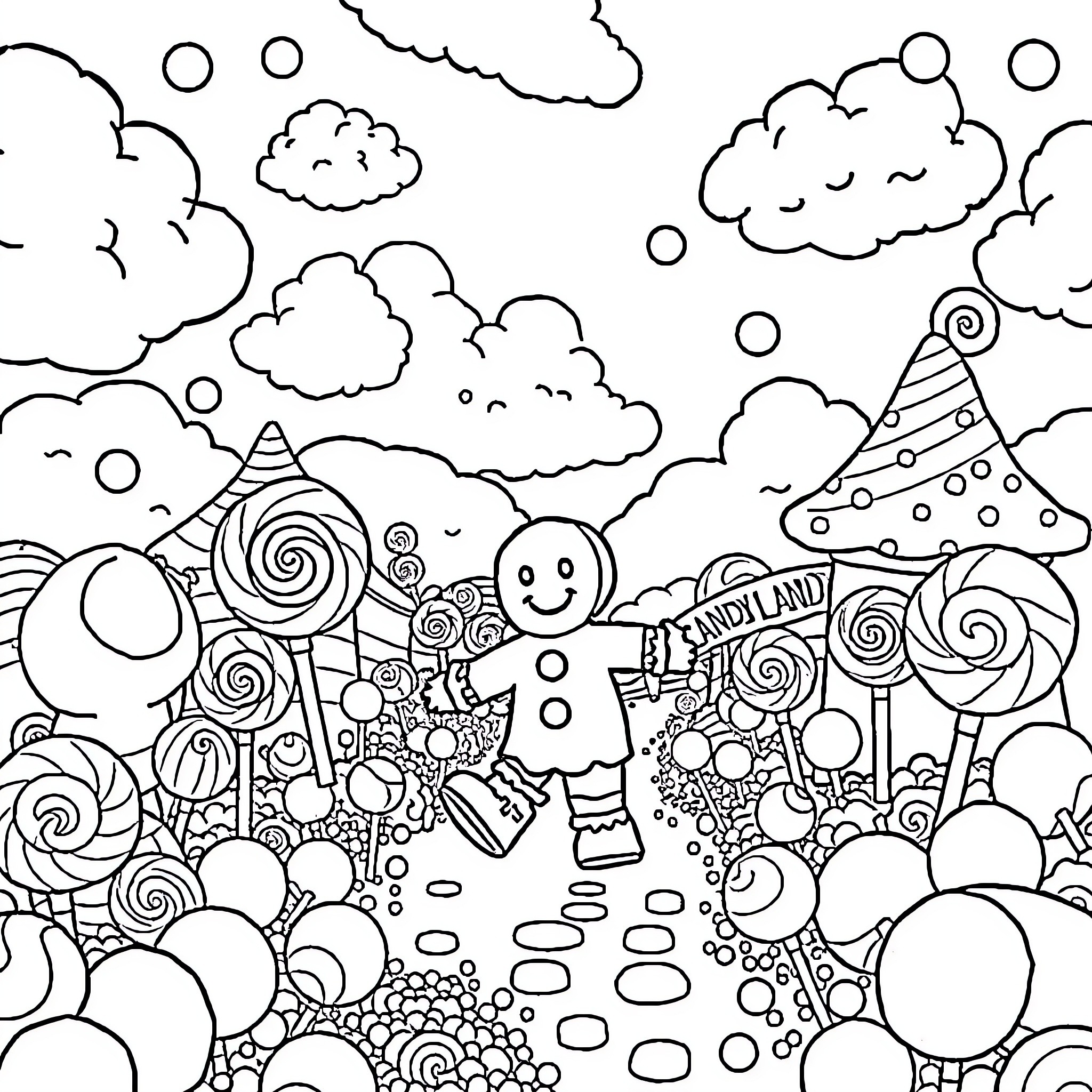Best Candyland Coloring Pages (Free Printable PDF)