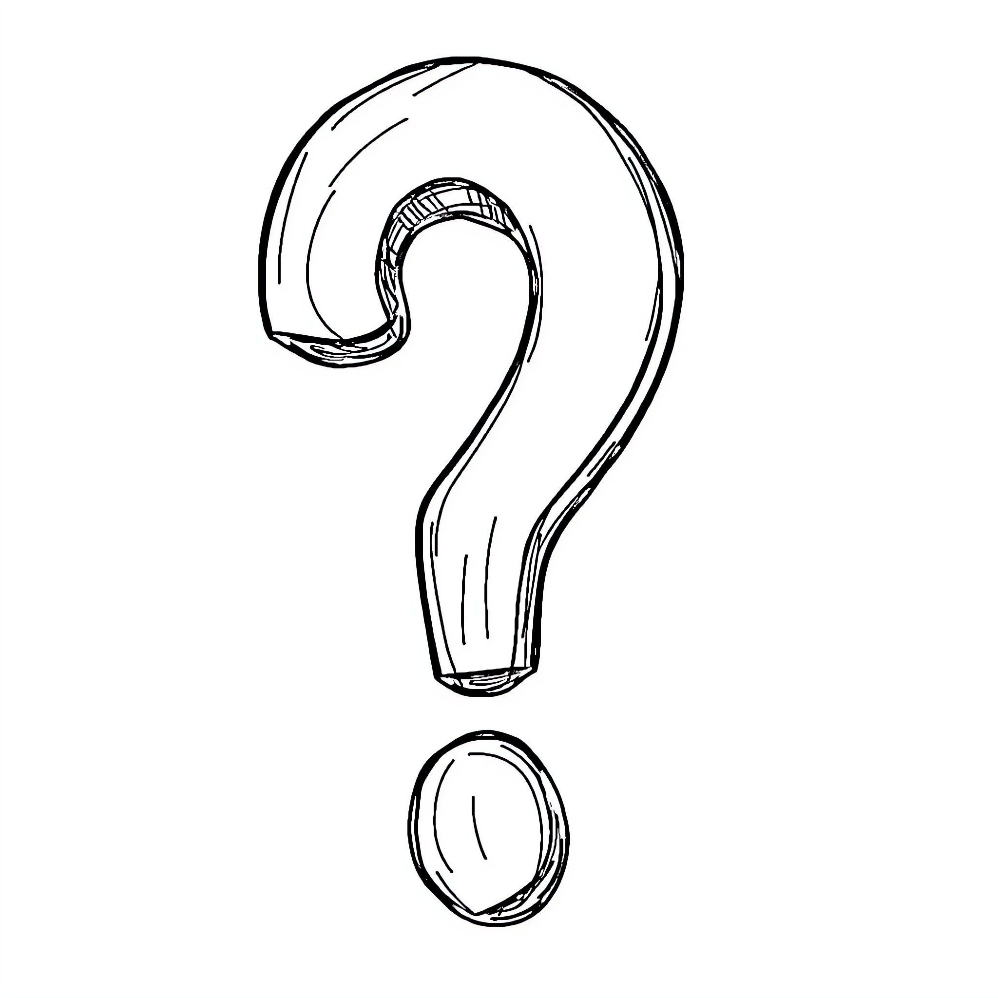 Best Question Mark Coloring Pages (Free Printable PDF)