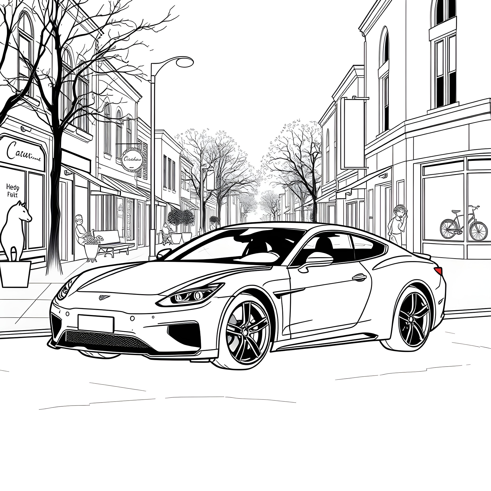 Best Car Coloring Pages (Free Printable PDF)