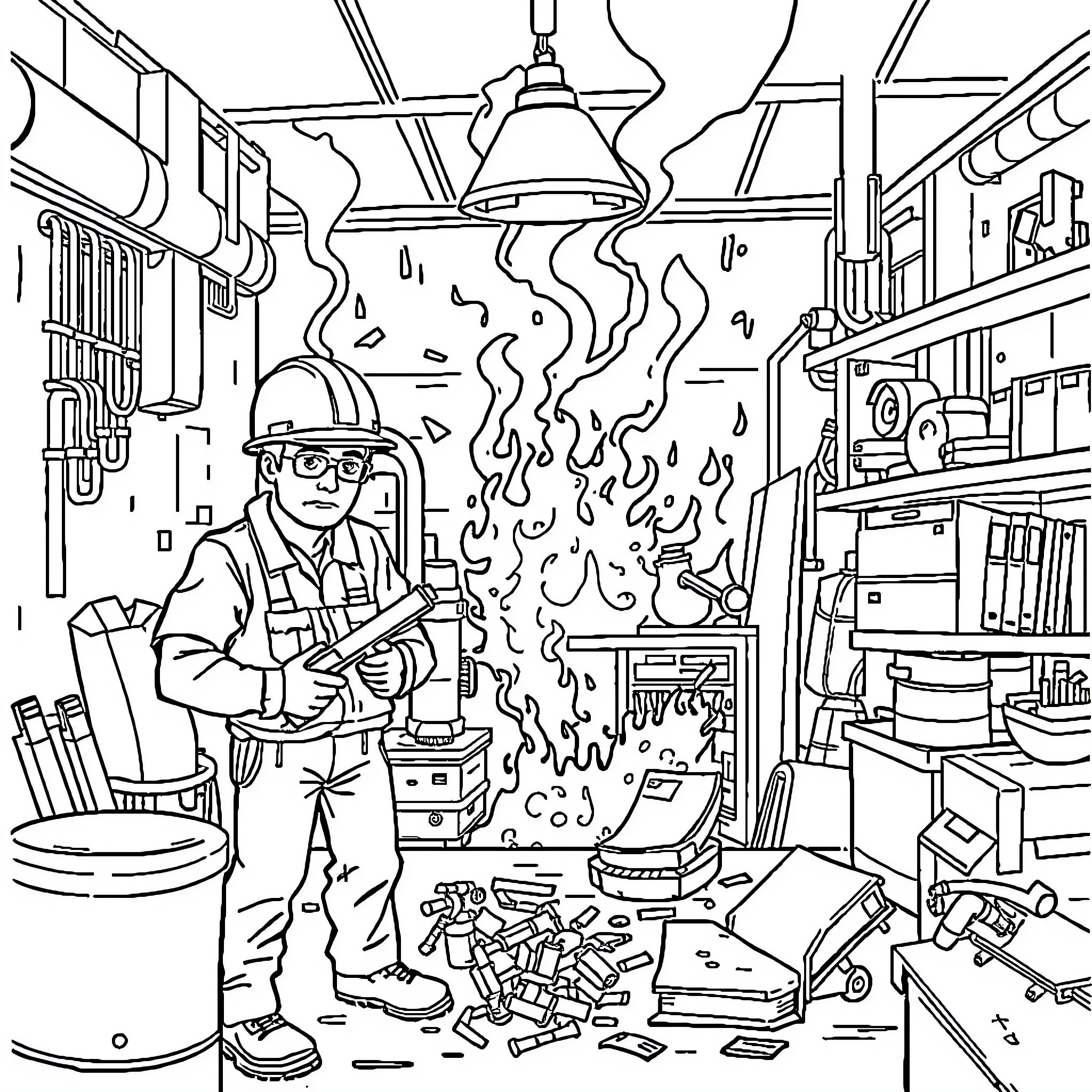 1 Best Workplace Coloring Pages (Free Printable PDFs)