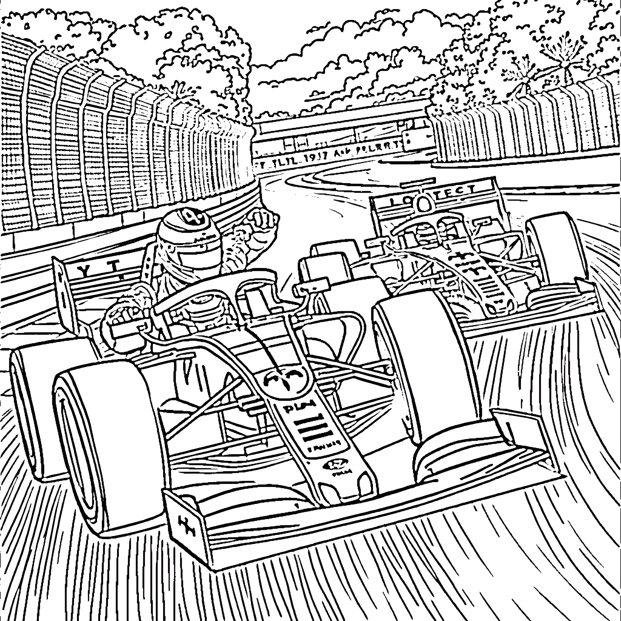 Best Lewis Hamilton Coloring Pages (Free Printable PDF)