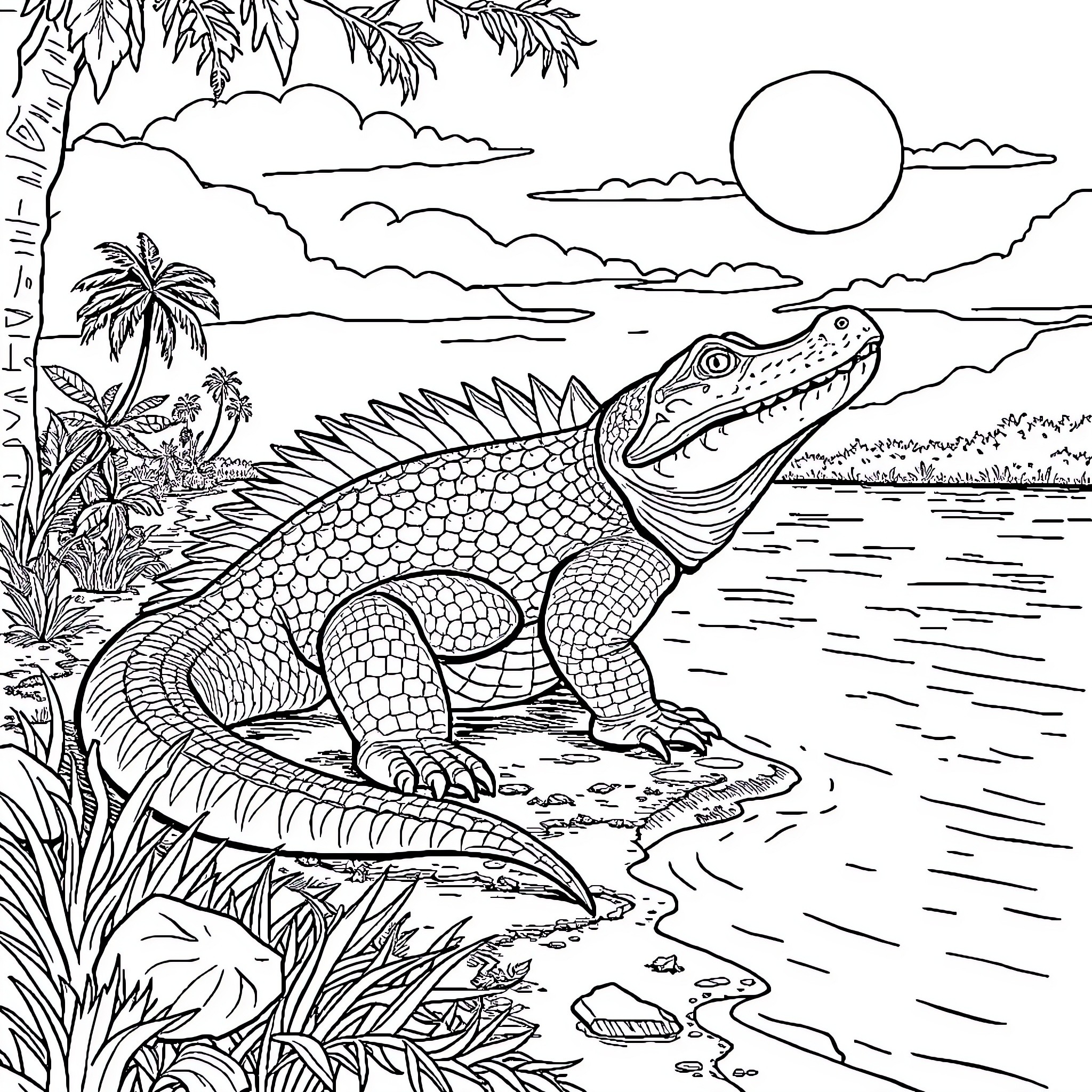 92 Best Crocodile Coloring Pages (Free Printable PDFs)