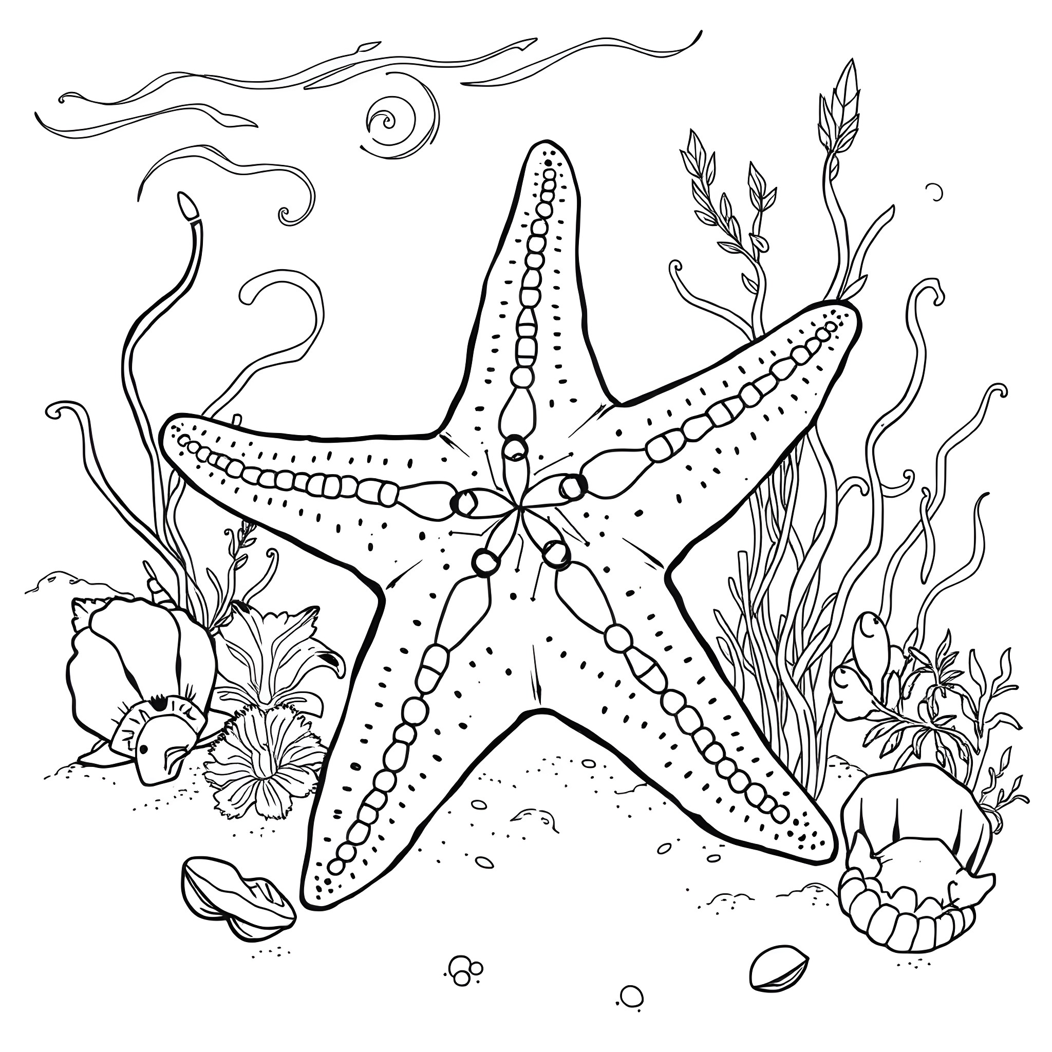 88 Best Starfish Coloring Pages (Free Printable PDFs)