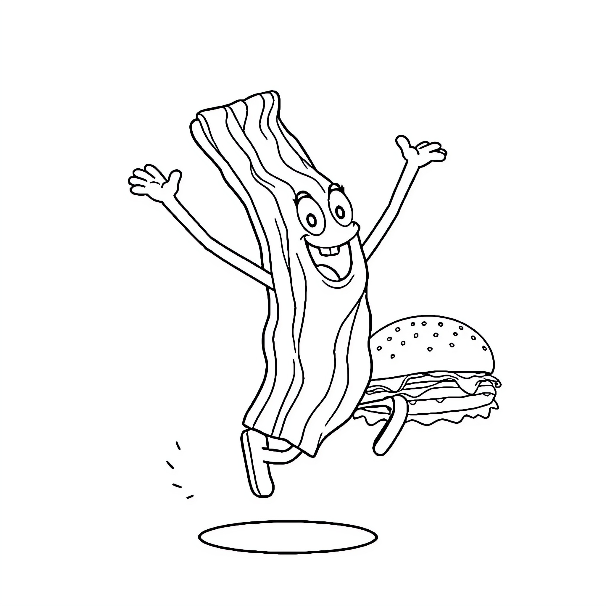 Best Bacon Coloring Pages (Free Printable PDF)