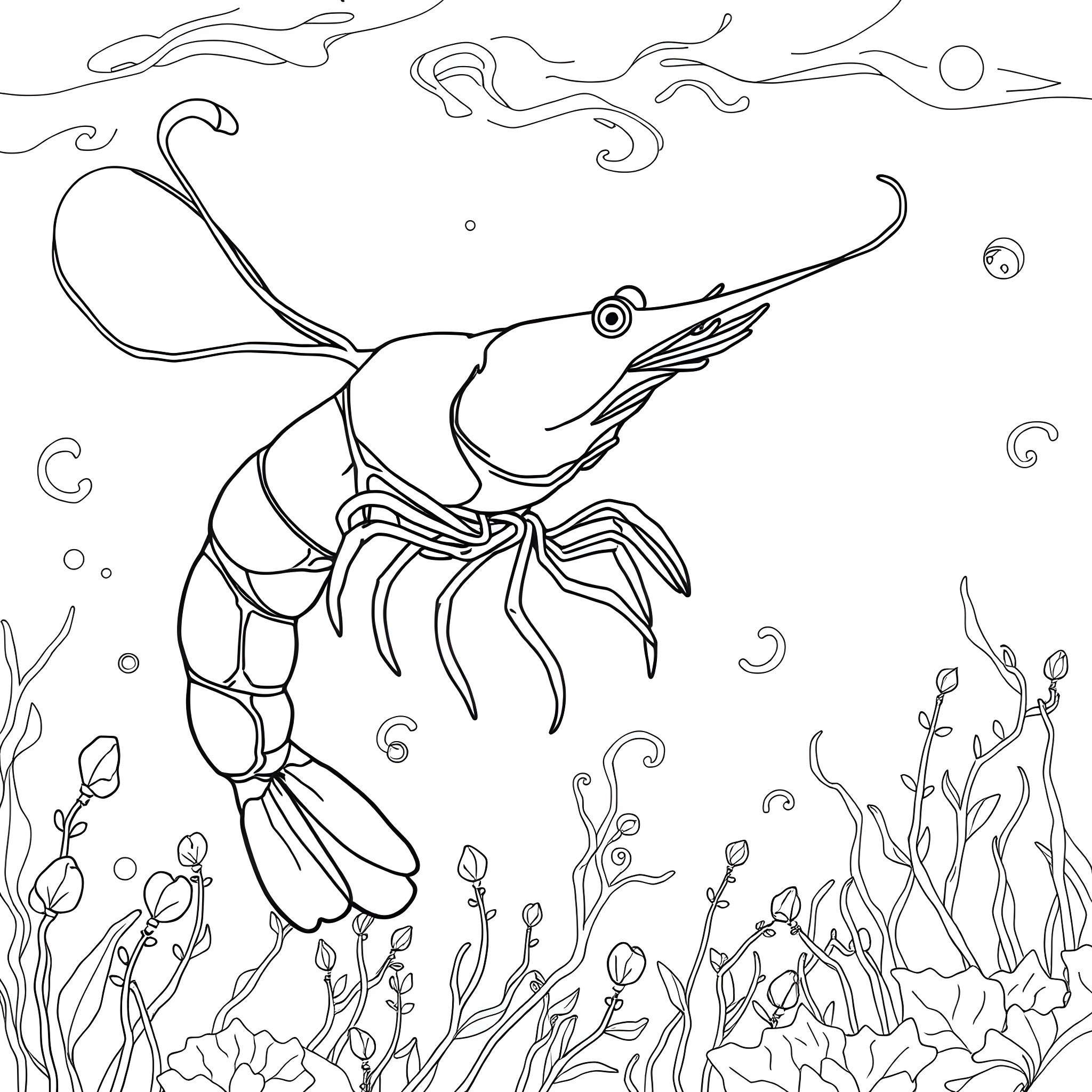 Best Shrimp Coloring Pages (Free Printable PDF)