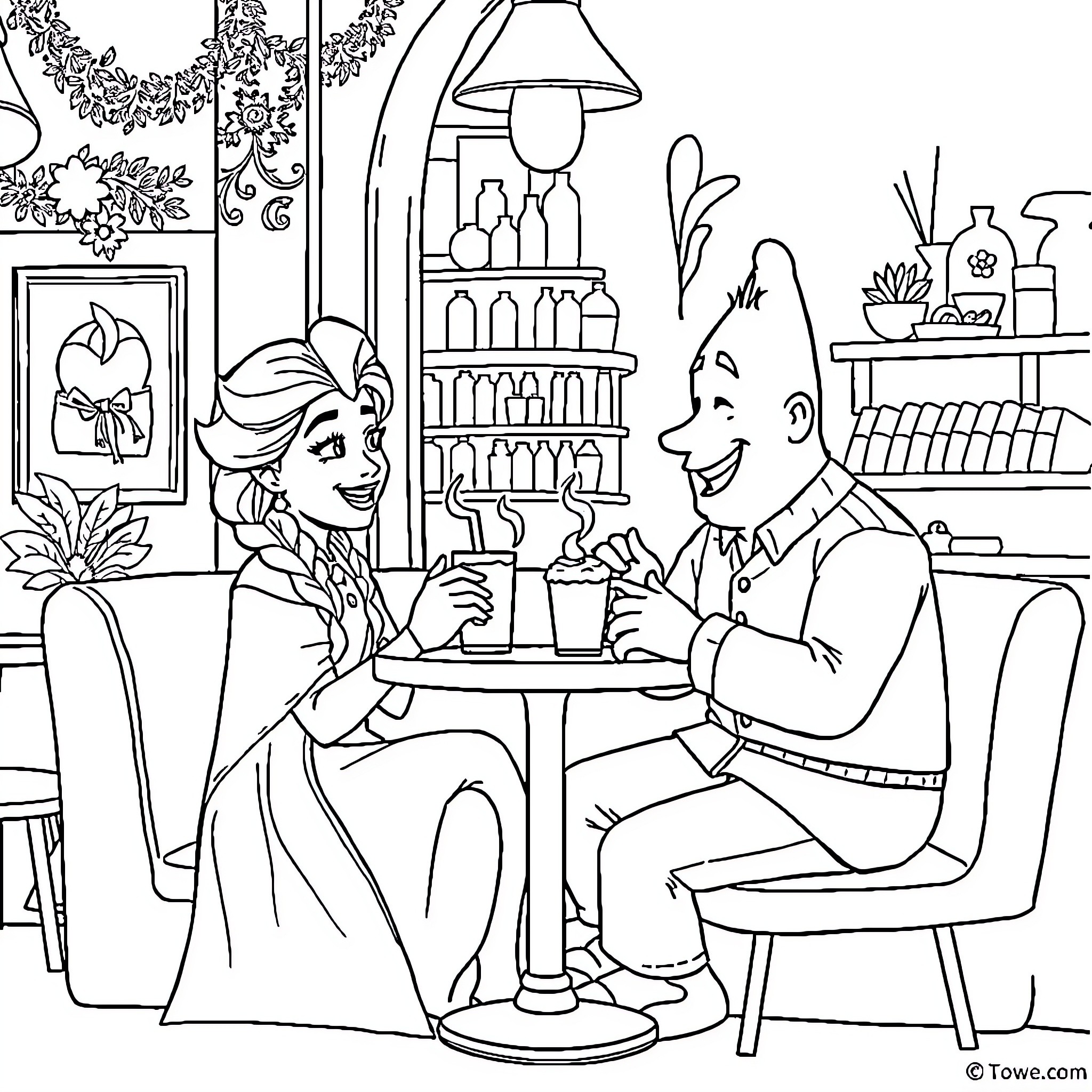 Best Elsa and Patrick Coloring Pages (Free Printable PDF)