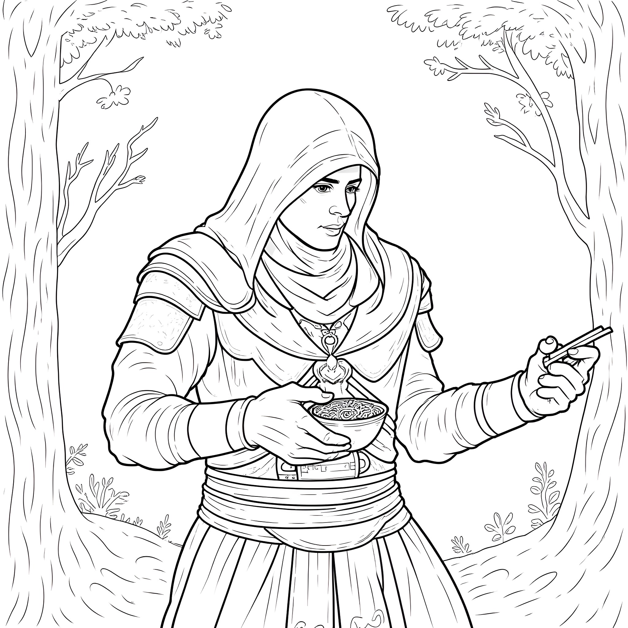 Best Assassin Coloring Pages (Free Printable PDF)