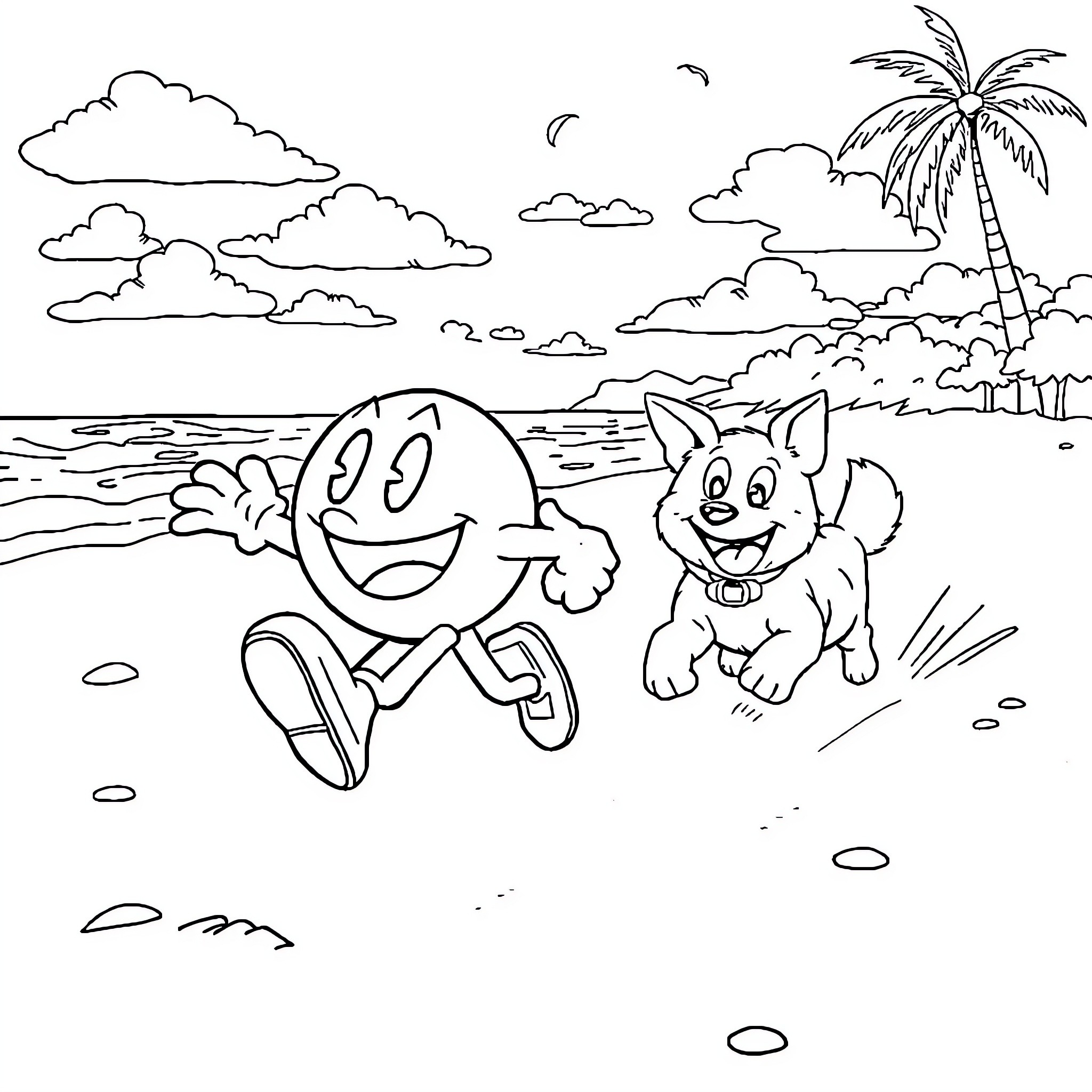 15 Best Pac-Man Coloring Pages (Free Printable PDFs)