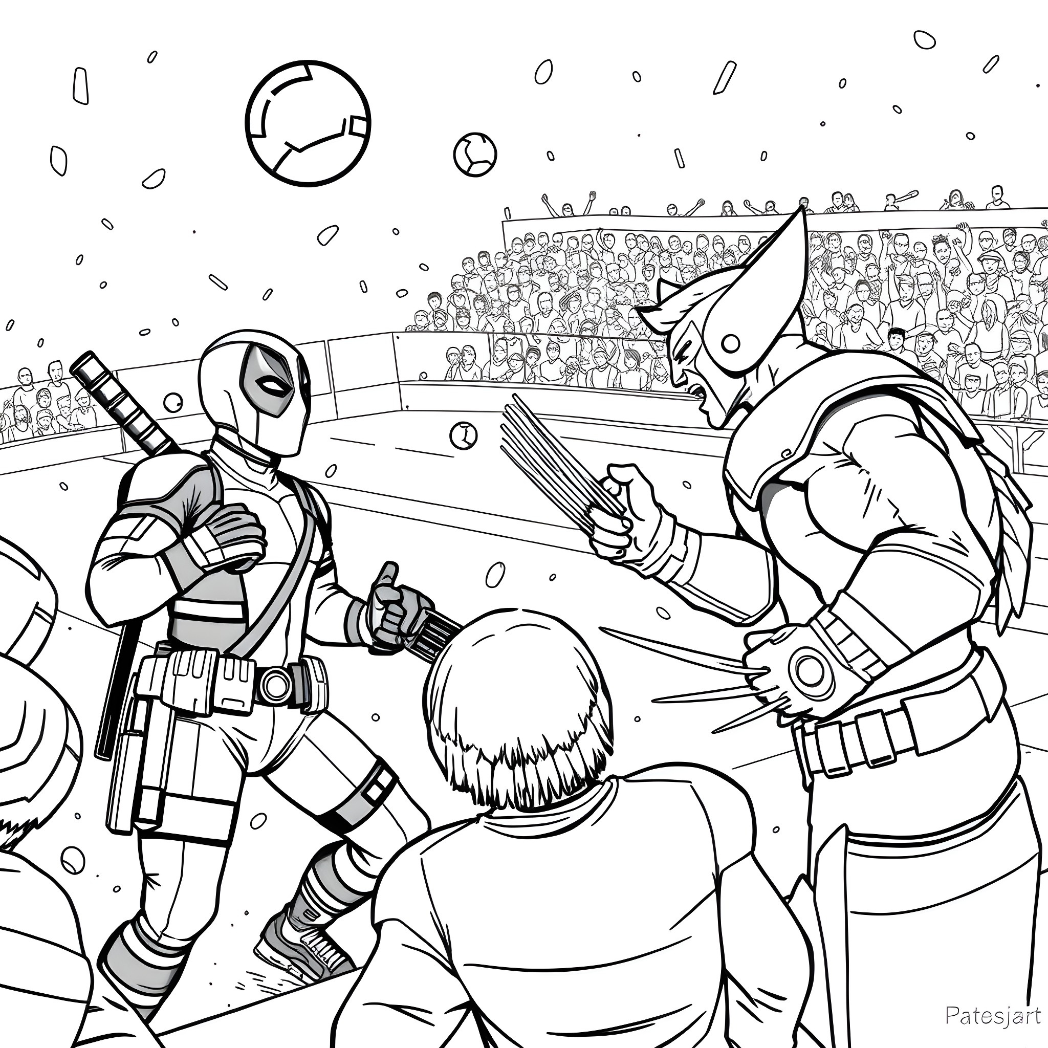 Best Deadpool Coloring Pages (Free Printable PDF)