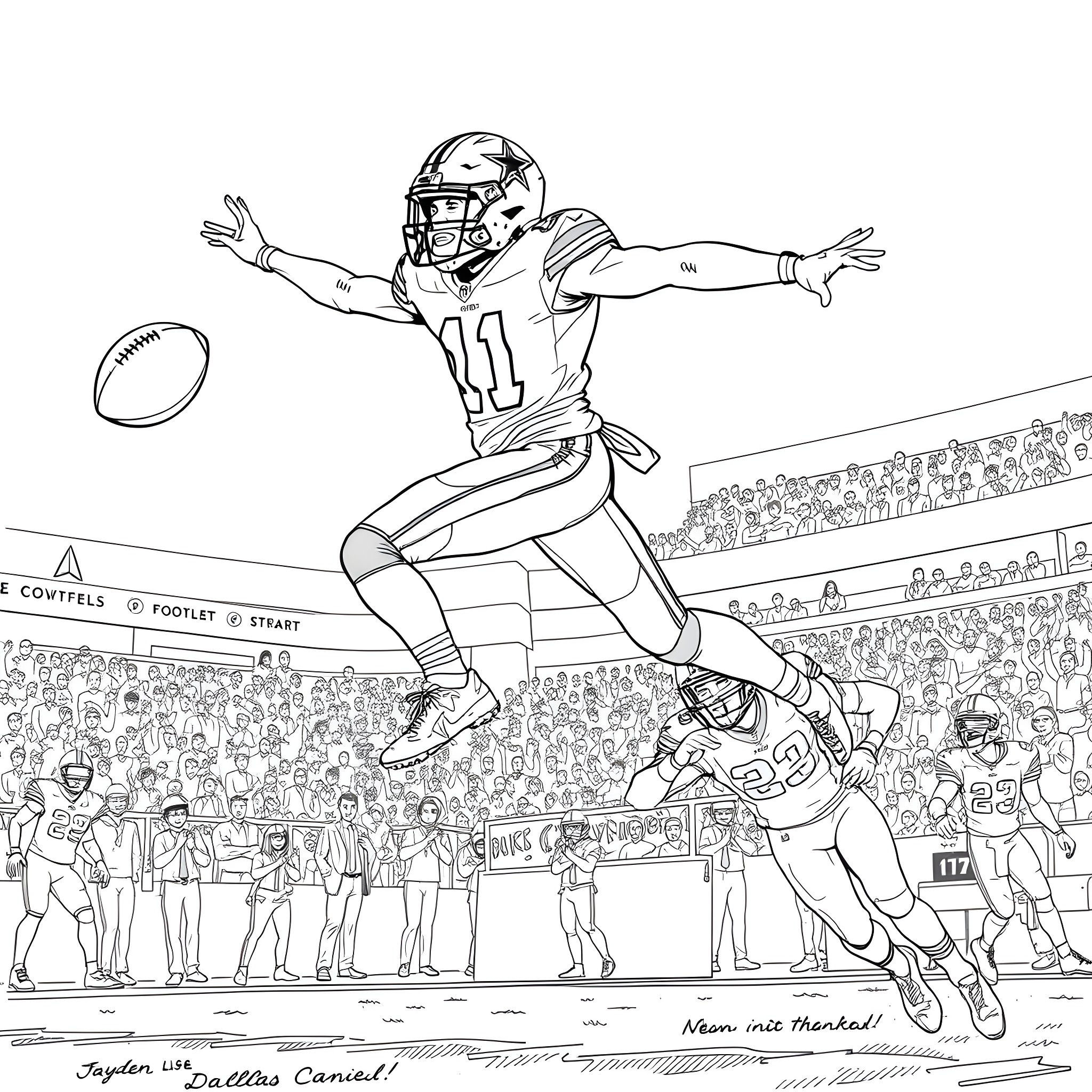 Best Jayden Daniels Coloring Pages (Free Printable PDF)