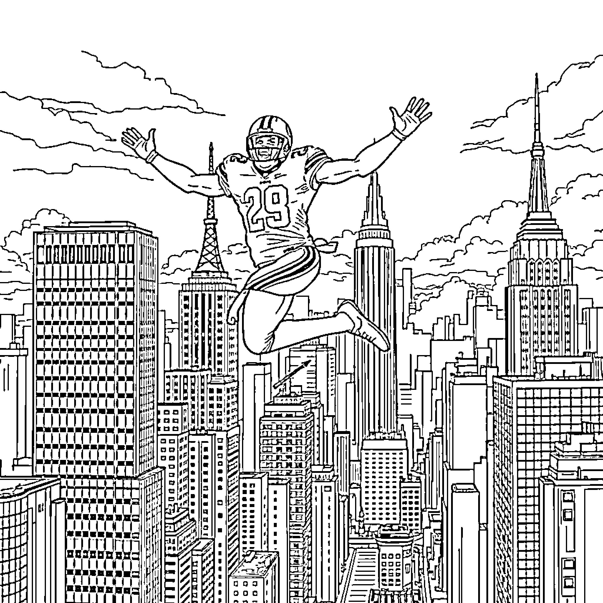 Best Saquon Barkley Coloring Pages (Free Printable PDF)