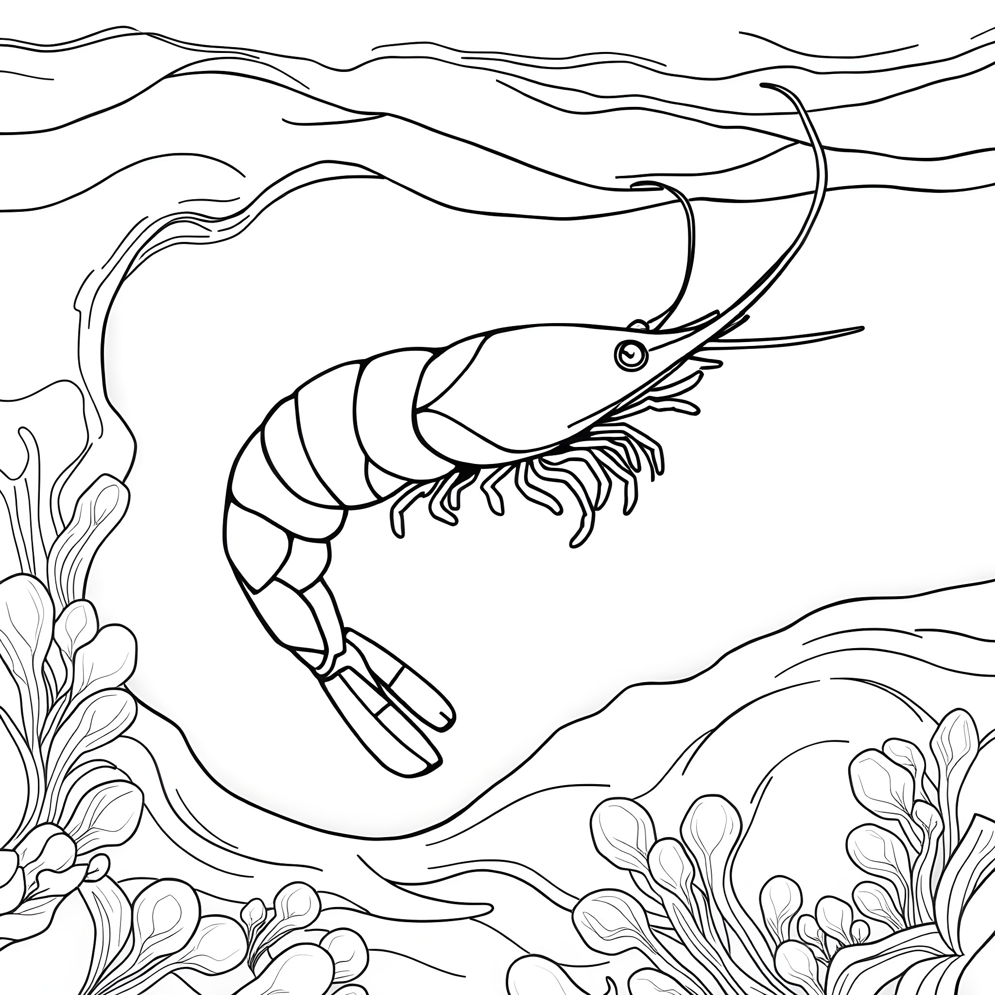 96 Best Shrimp Coloring Pages (Free Printable PDFs)