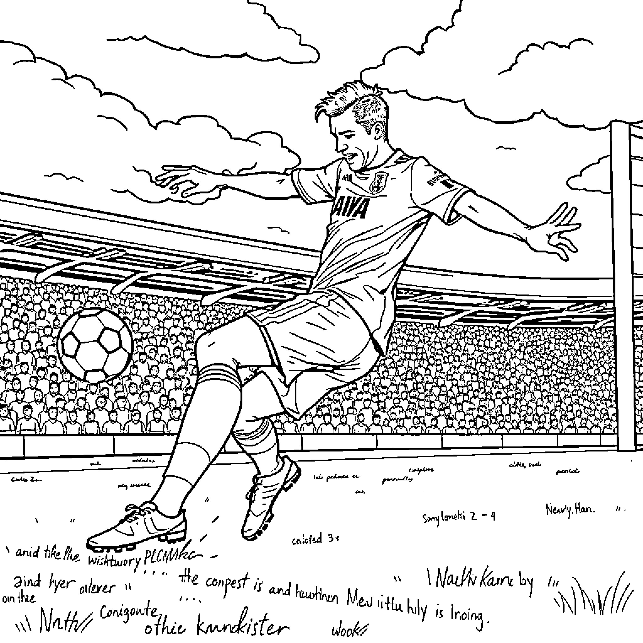 Best Harry Kane Coloring Pages (Free Printable PDF)