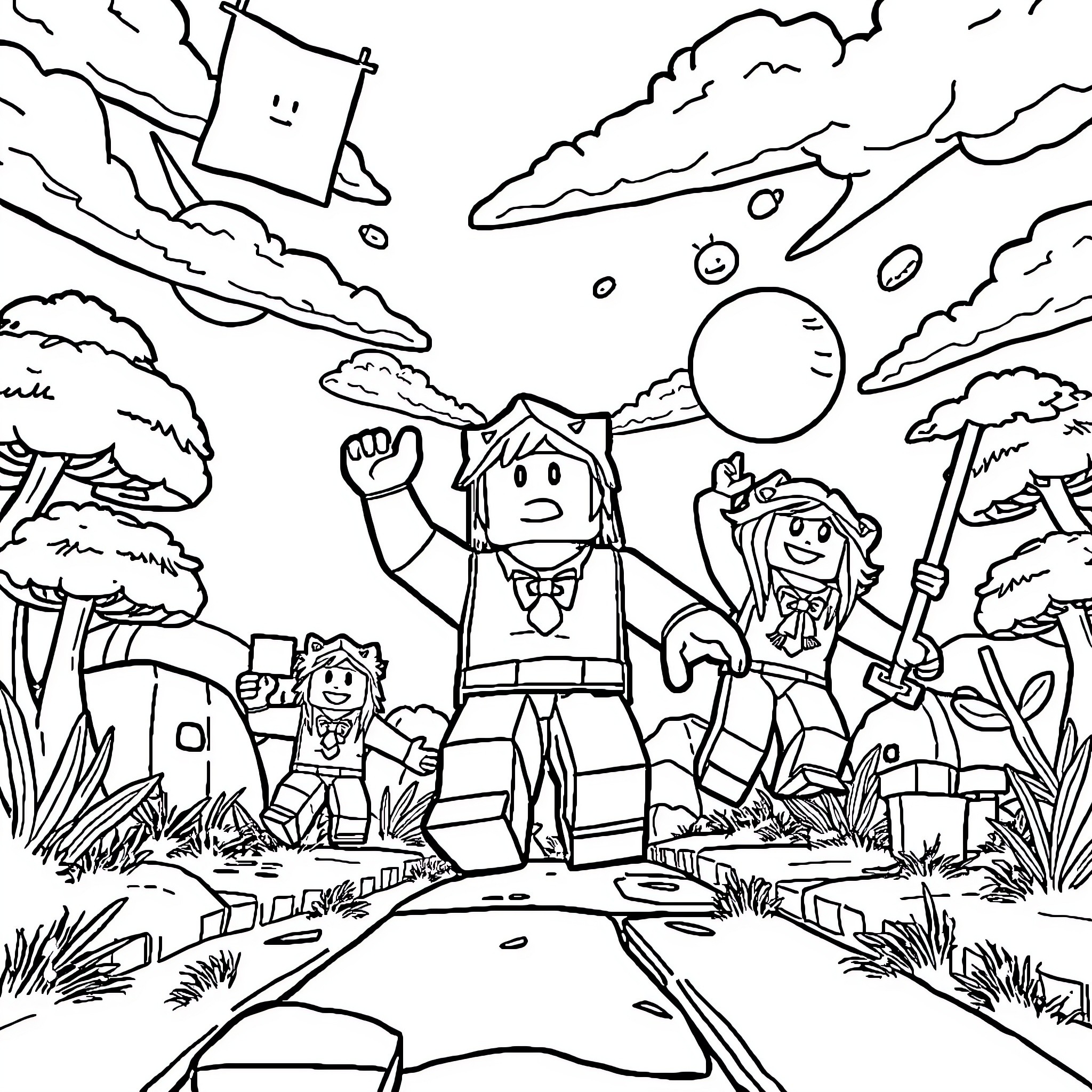 126 Best Roblox Coloring Pages (Free Printable PDFs)