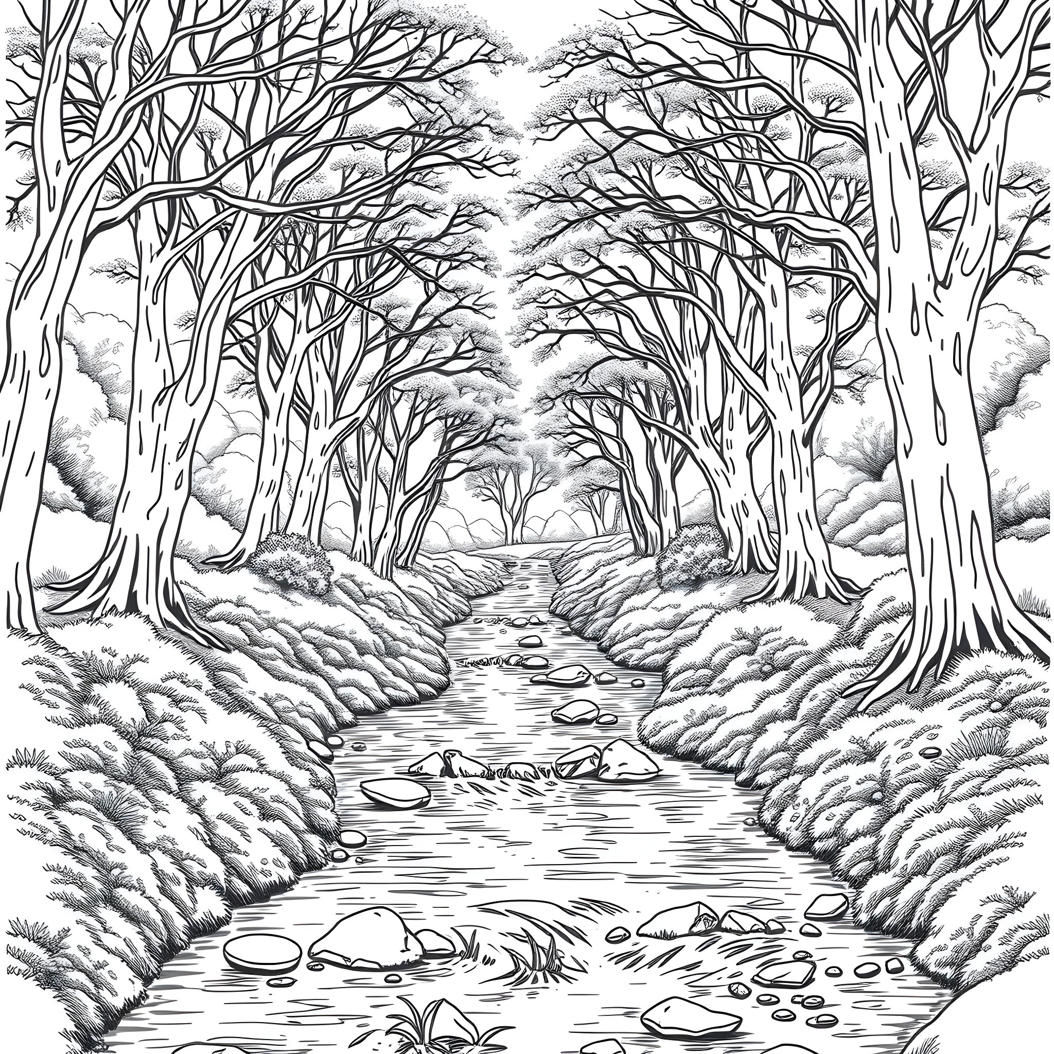 Best Stream Coloring Pages (Free Printable PDF)