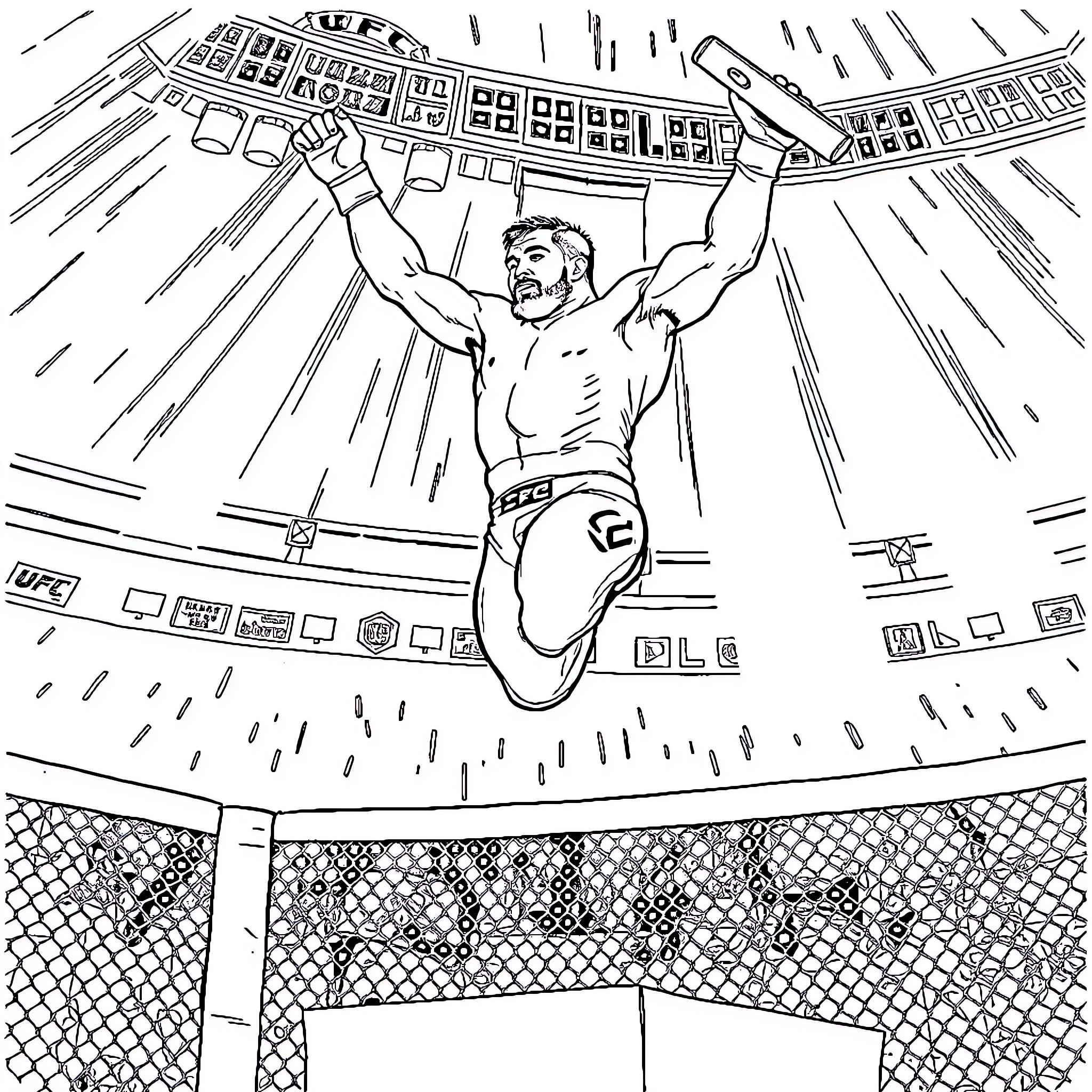 Best Justin Gaethje Coloring Pages (Free Printable PDF)