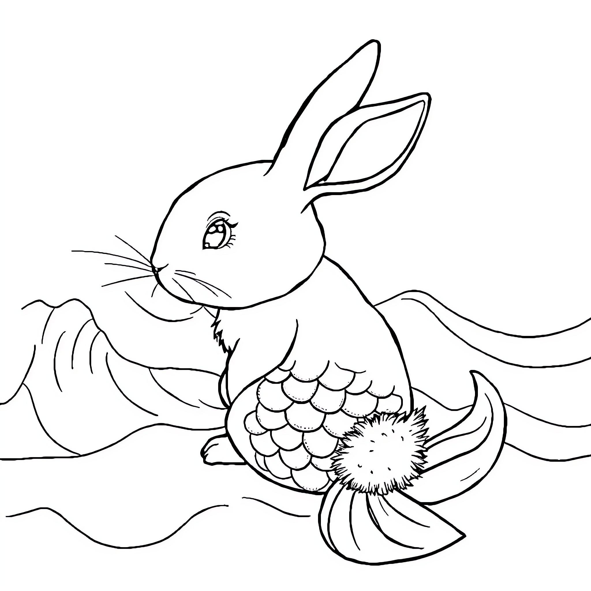 1 Best Mermaid Bunny Coloring Pages (Free Printable PDFs)