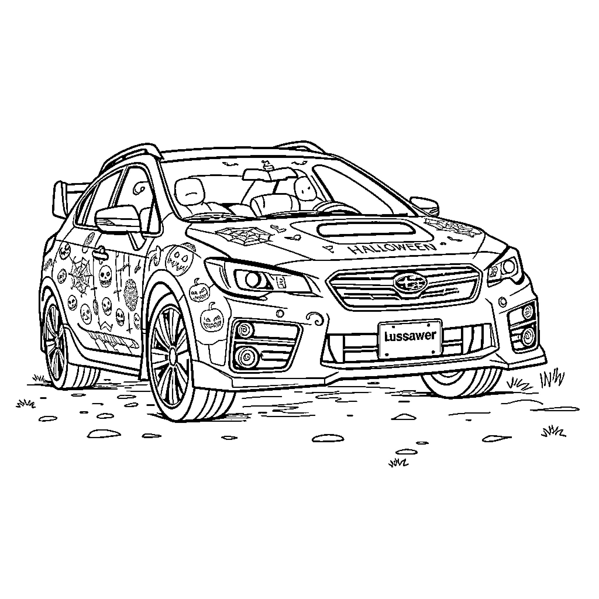 Best Subaru Coloring Pages (Free Printable PDF)