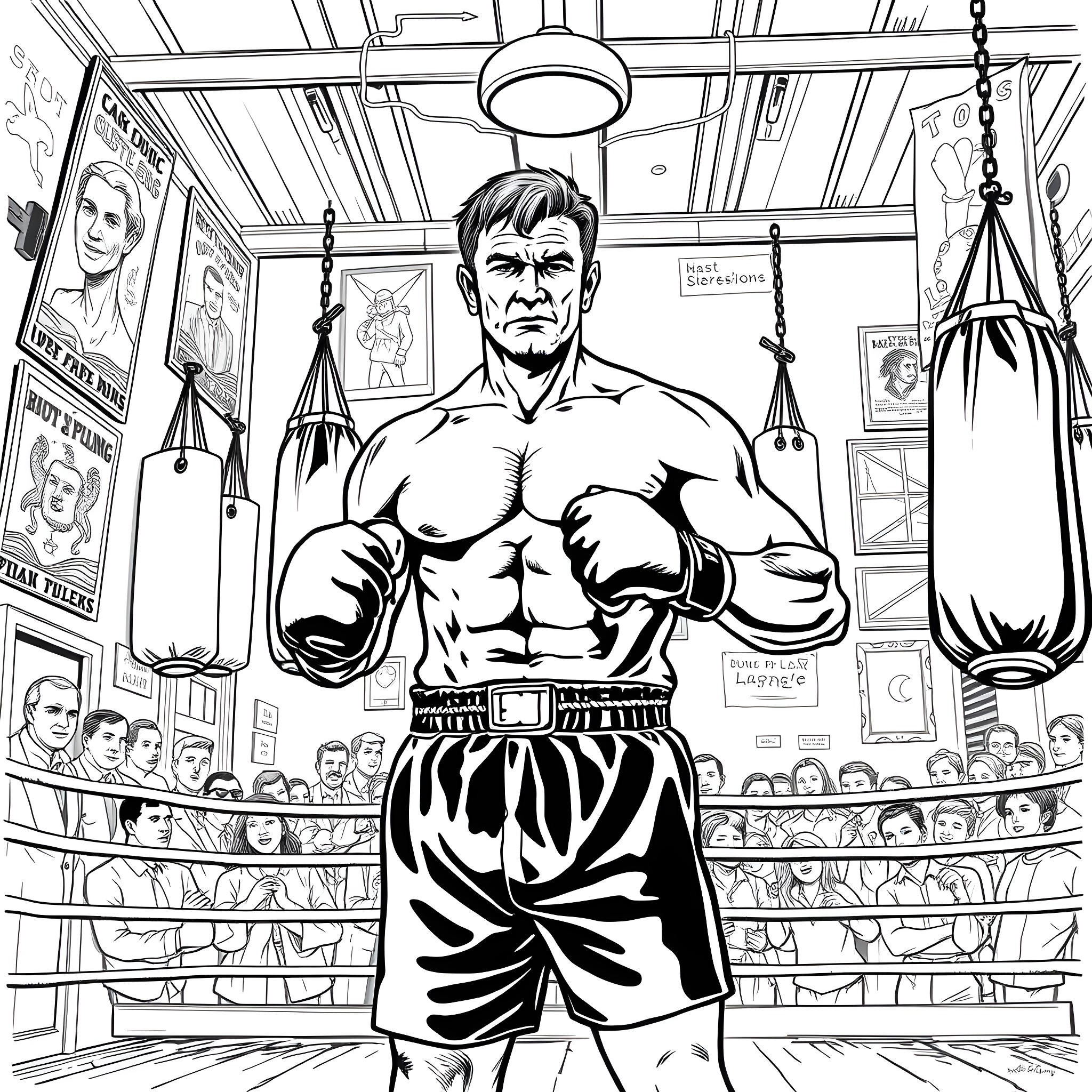Best Boxer Coloring Pages (Free Printable PDF)