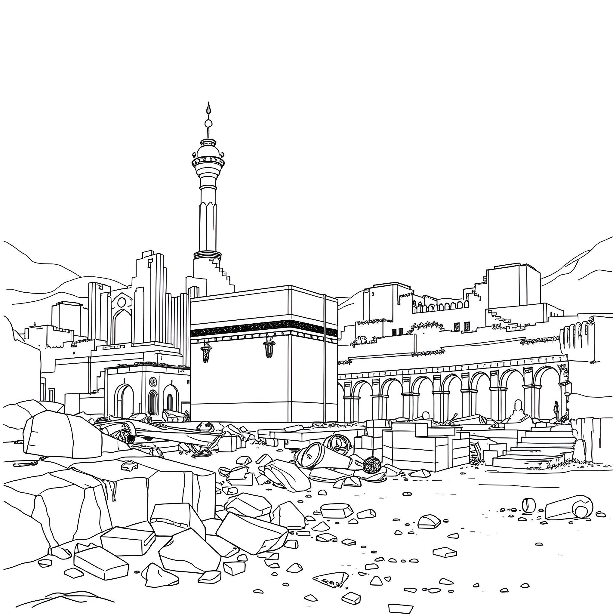 Best Mecca Coloring Pages (Free Printable PDF)