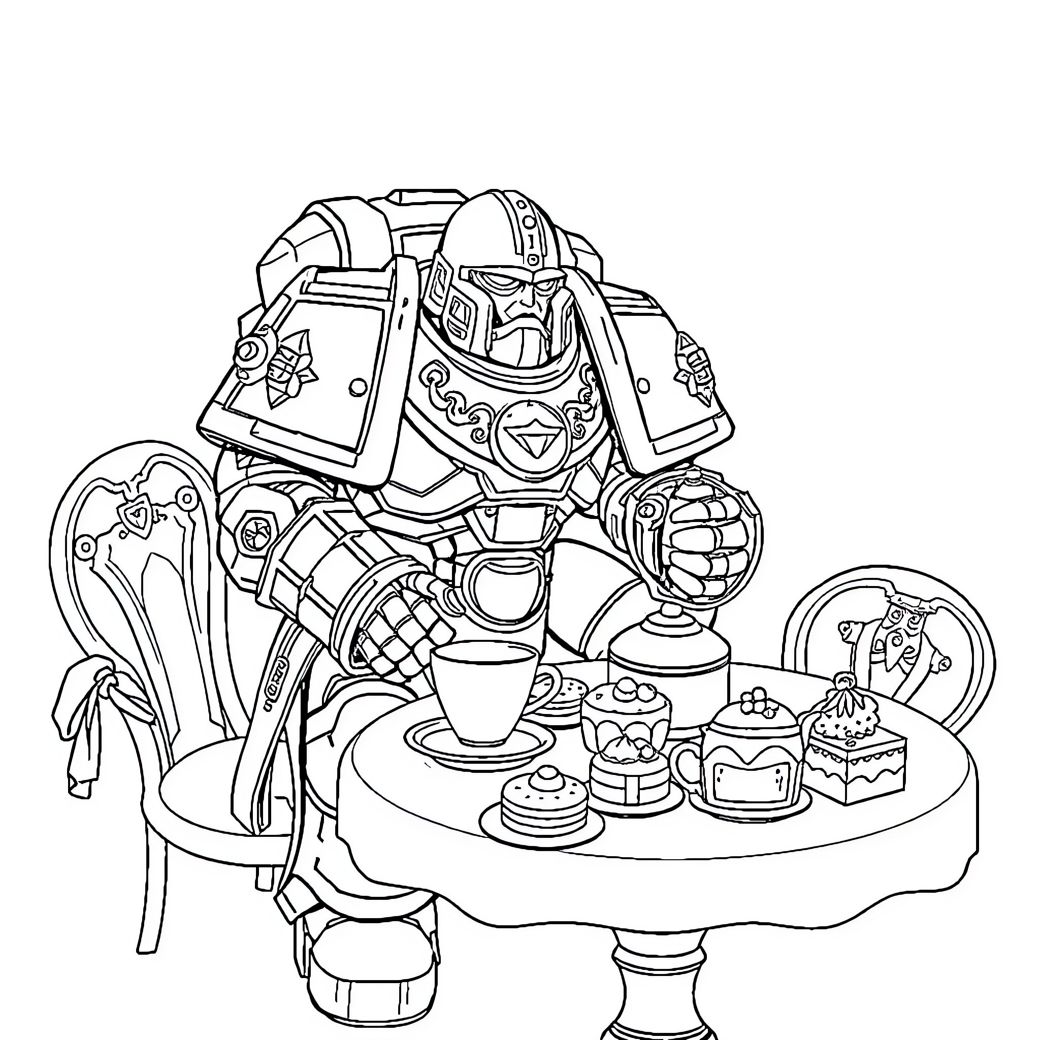 Best Space Marine Coloring Pages (Free Printable PDF)