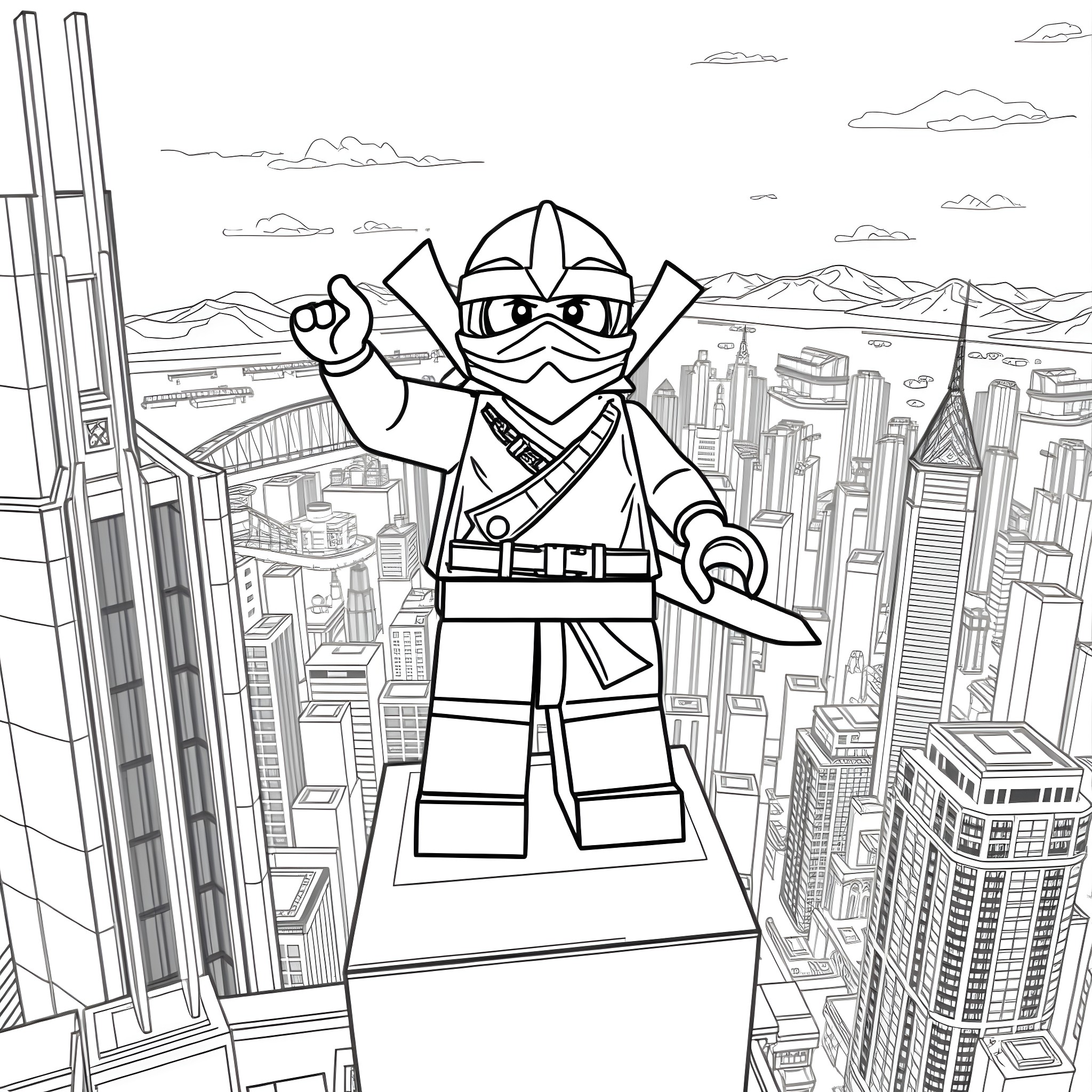 3 Best Lego Ninja Coloring Pages (Free Printable PDFs)