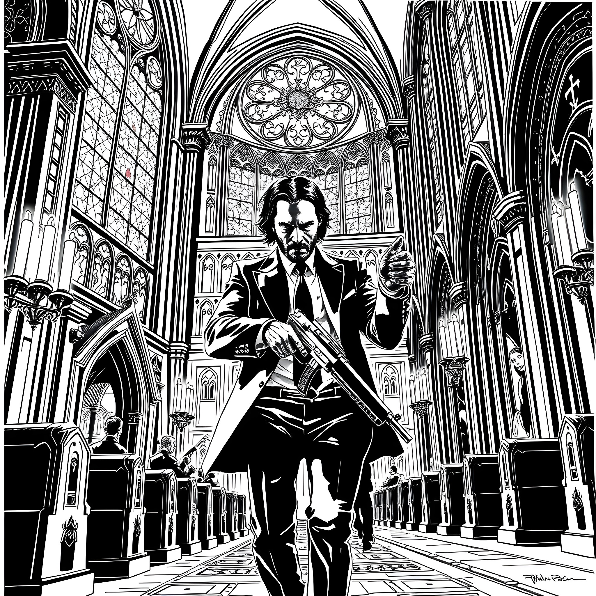 Best John Wick Coloring Pages (Free Printable PDF)