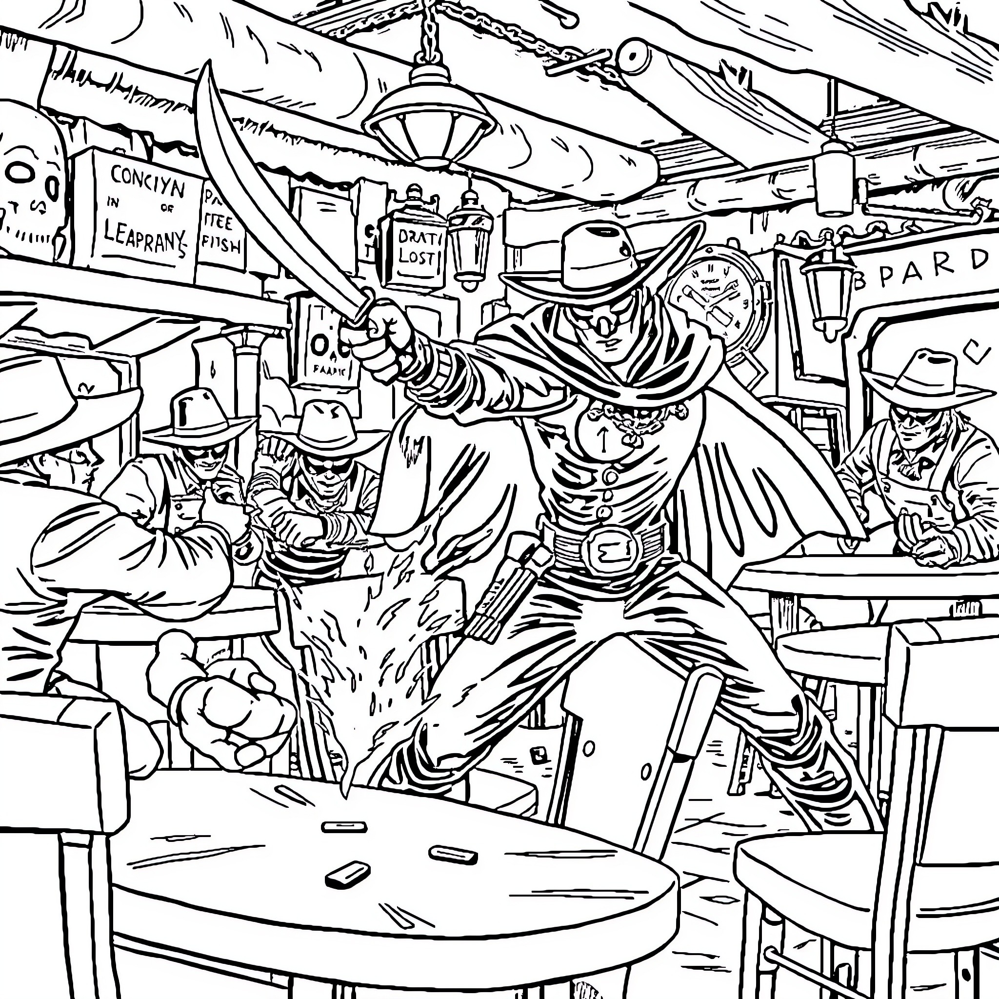 Best Zorro Coloring Pages (Free Printable PDF)