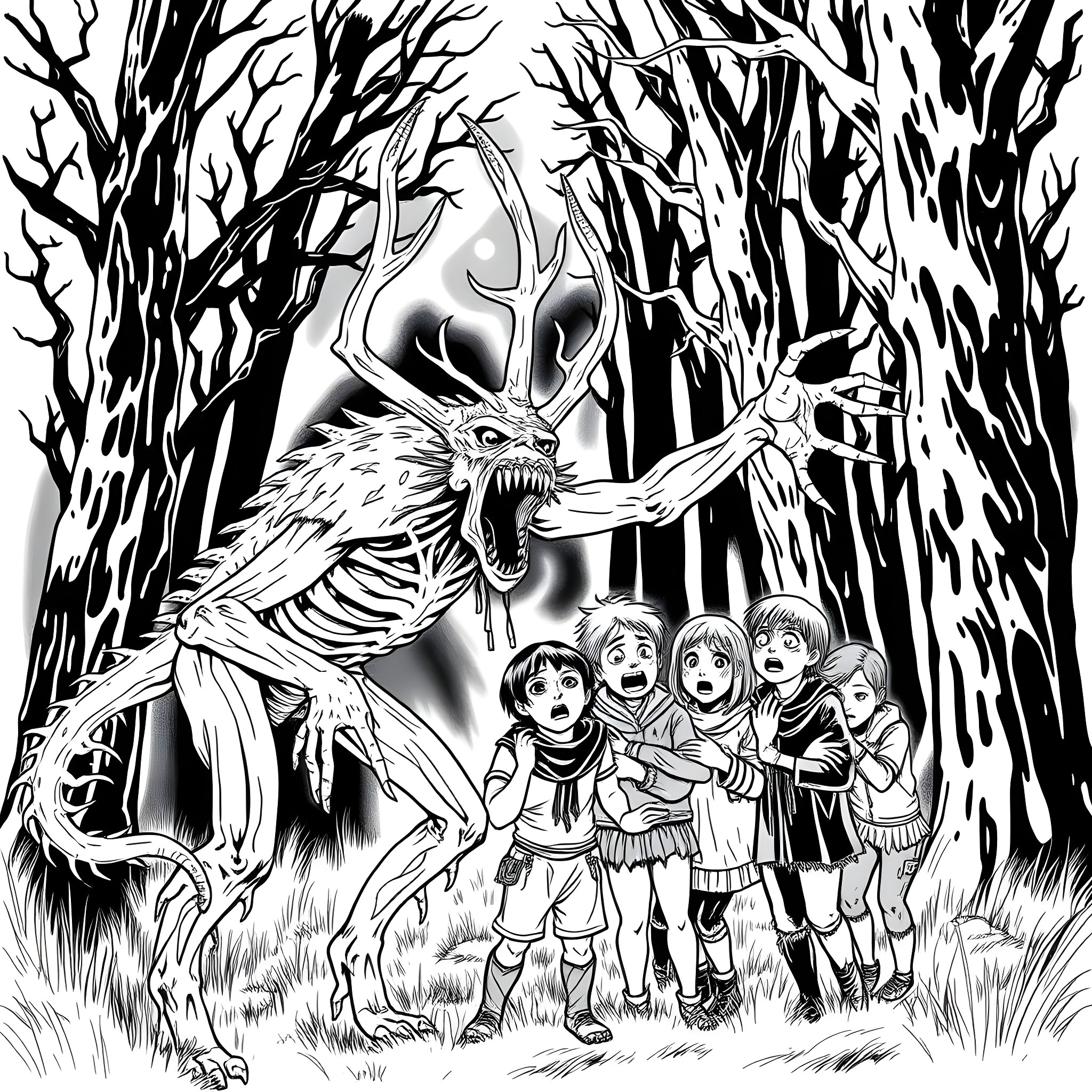 231 Best Wendigo Coloring Pages (Free Printable PDFs)