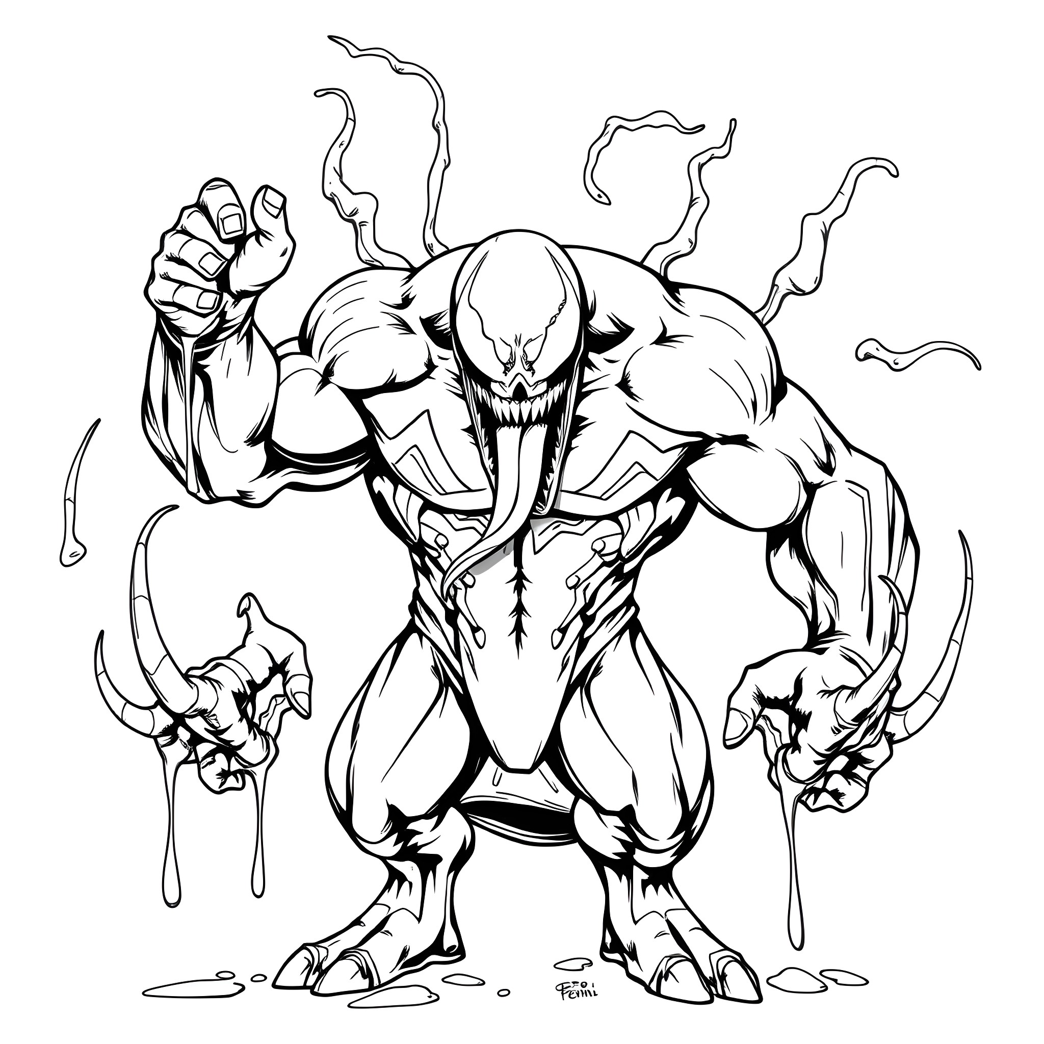 74 Best Venom Coloring Pages (Free Printable PDFs)