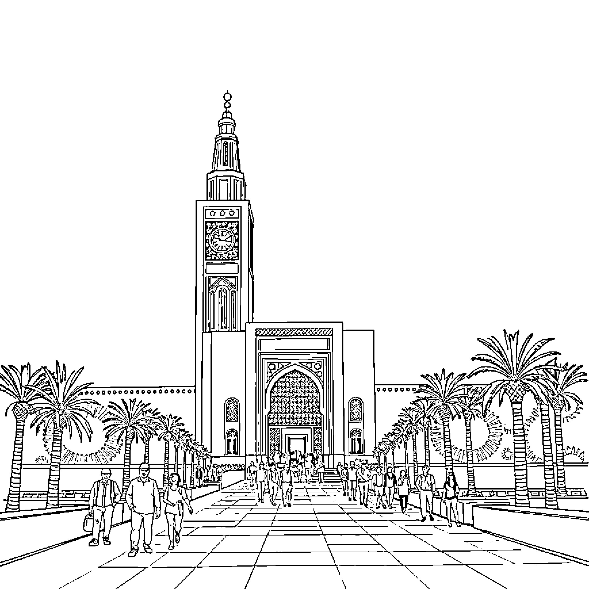 Best Marrakech Monument Coloring Pages (Free Printable PDF)