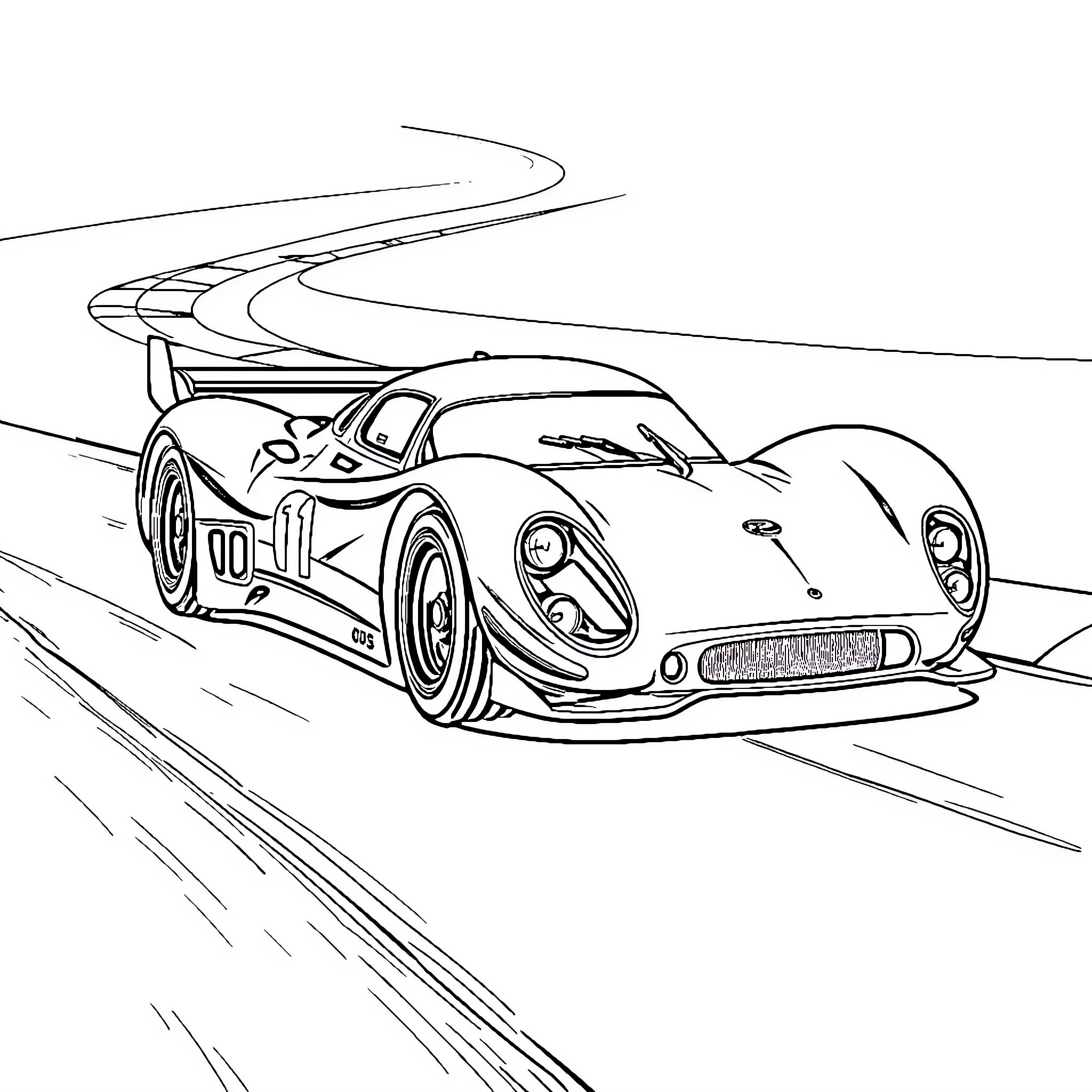 Best Race Car Coloring Pages (Free Printable PDF)