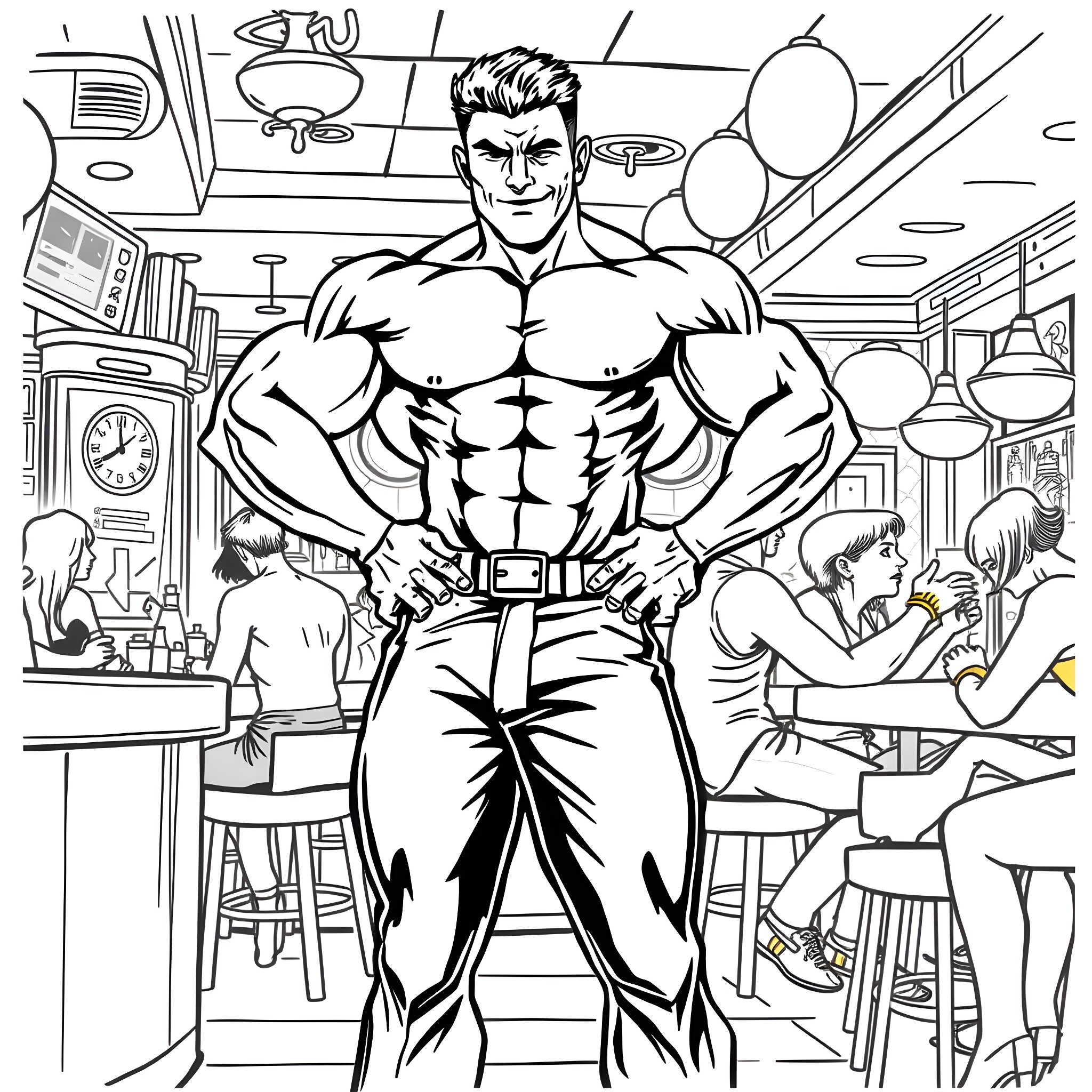 Best Muscleman Coloring Pages (Free Printable PDF)