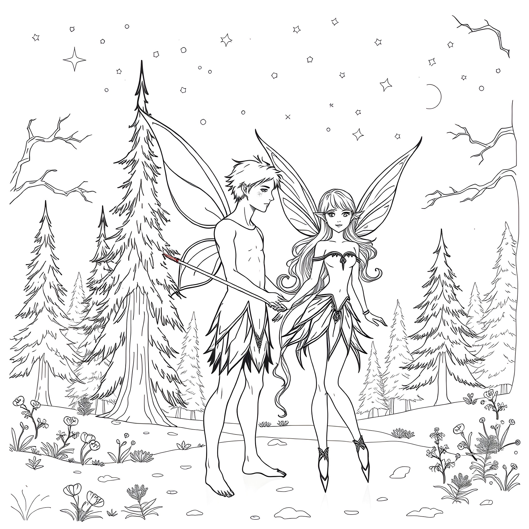 Best Fae Coloring Pages (Free Printable PDF)