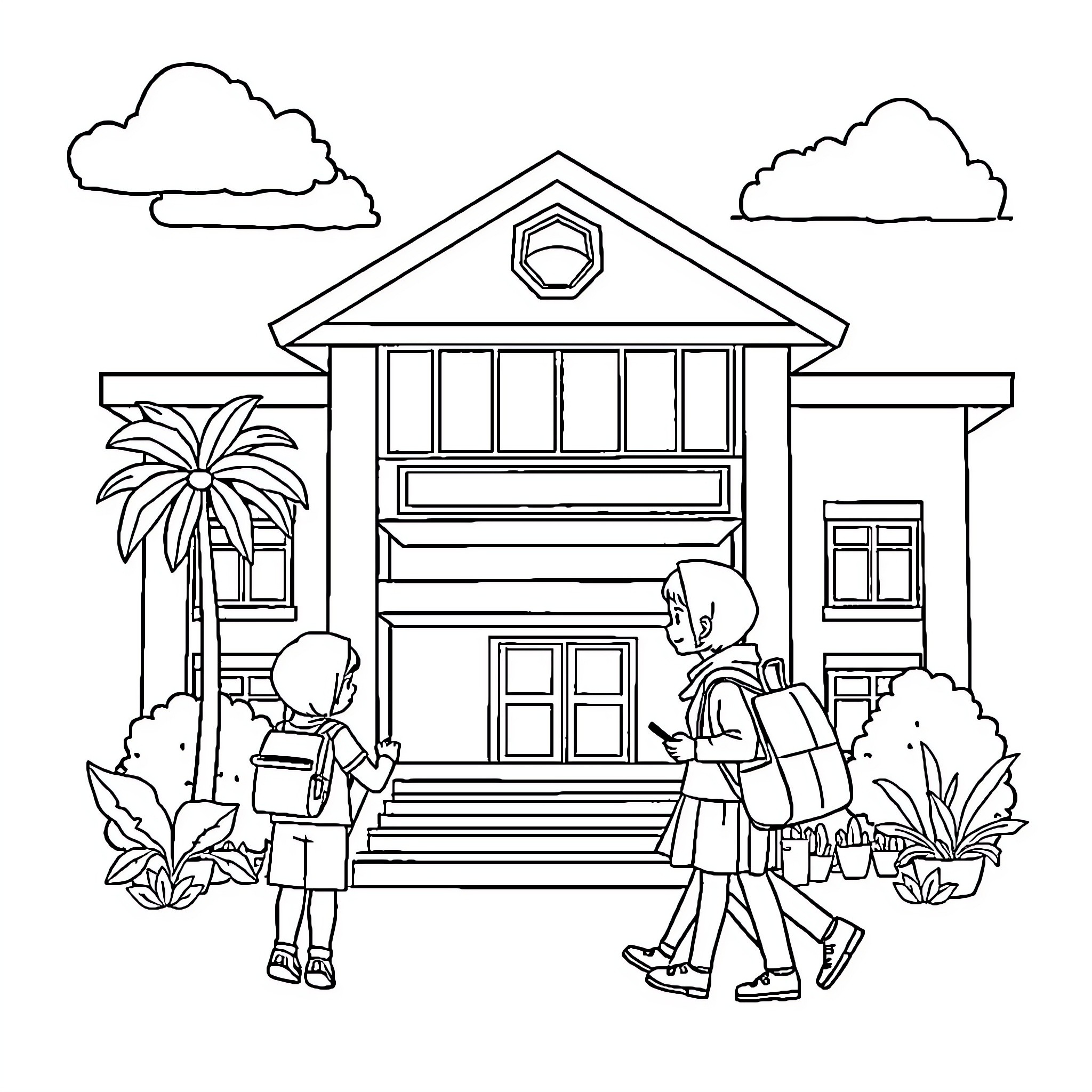 Best School Coloring Pages (Free Printable PDF)