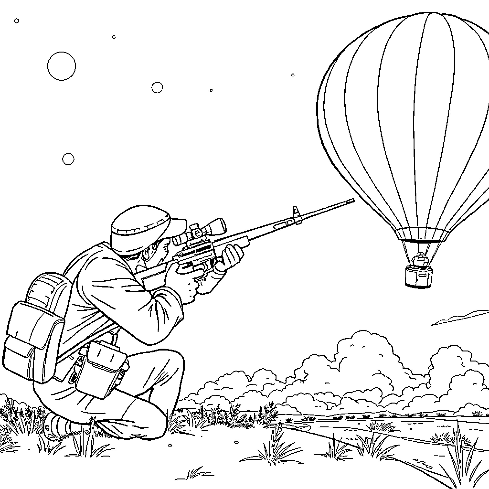 Best Sniper Coloring Pages (Free Printable PDF)