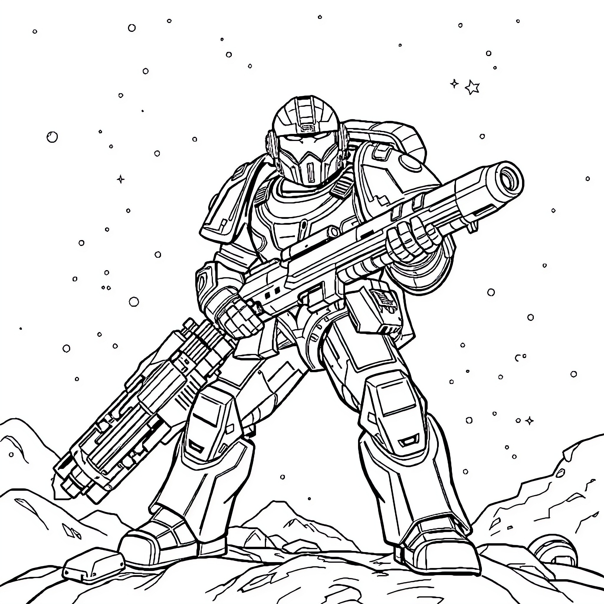 Best Space Marine Coloring Pages (Free Printable PDF)