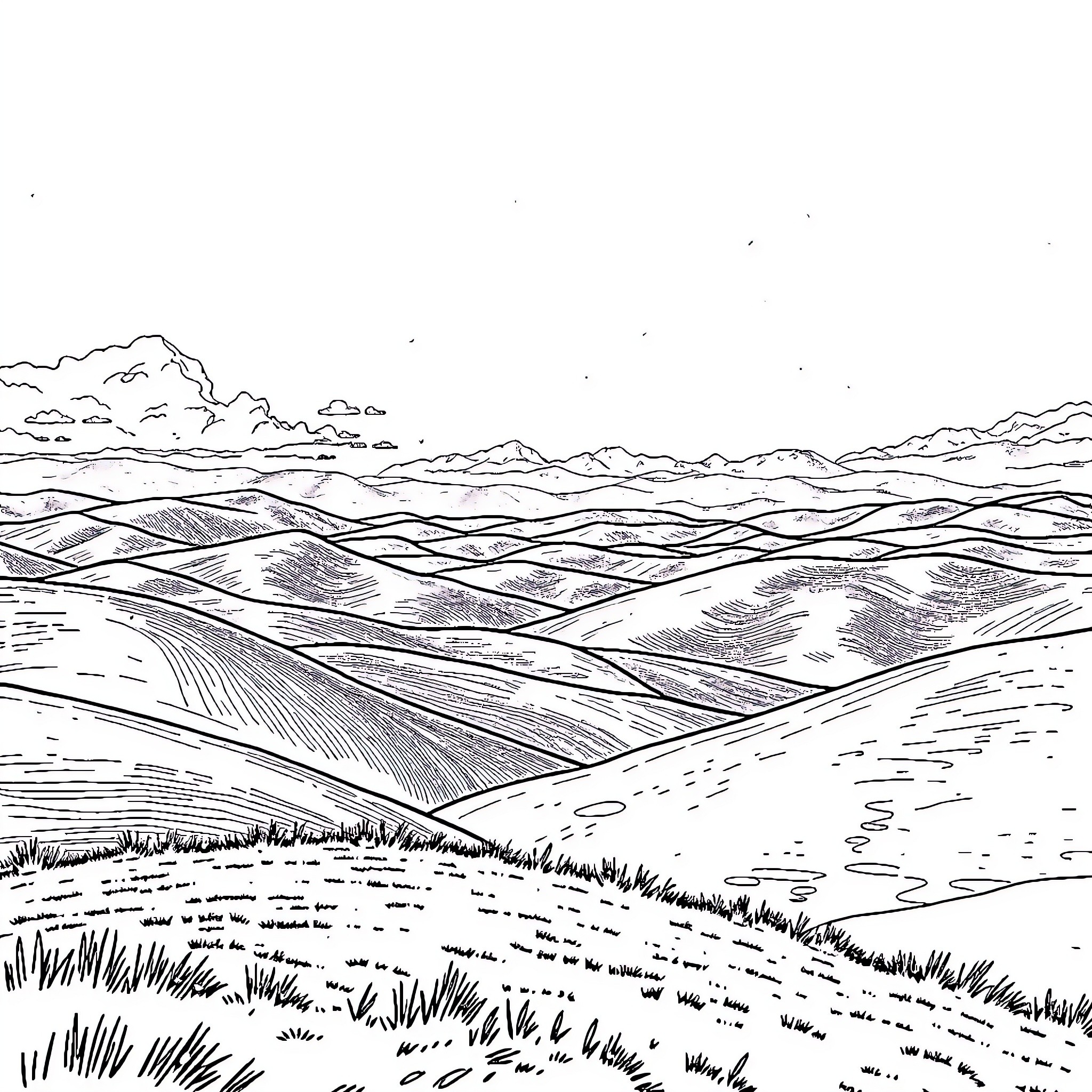 Best Landscape Coloring Pages (Free Printable PDF)