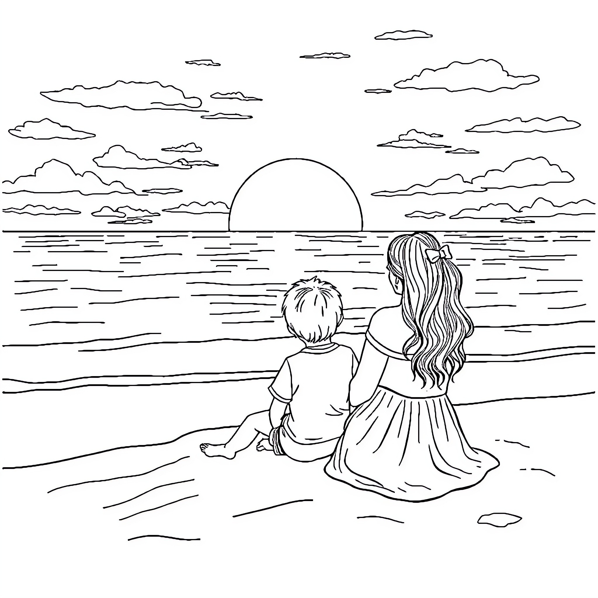 118 Best Sunset Coloring Pages (Free Printable PDFs)