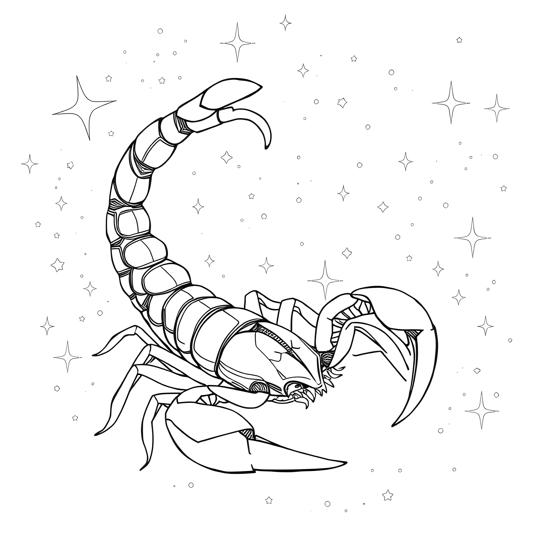 Best Scorpio Coloring Pages (Free Printable PDF)