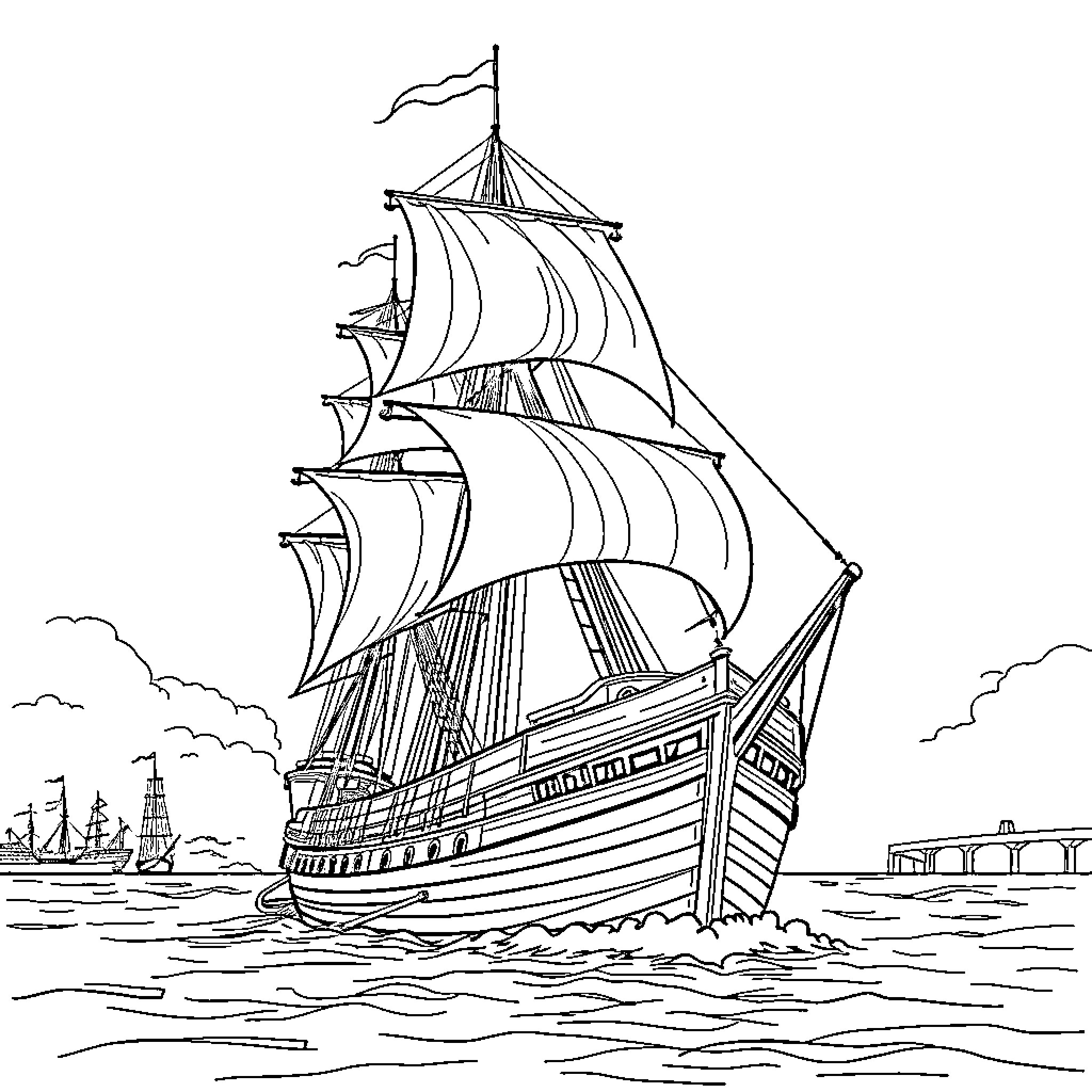 Best Uss Constitution Coloring Pages (Free Printable PDF)