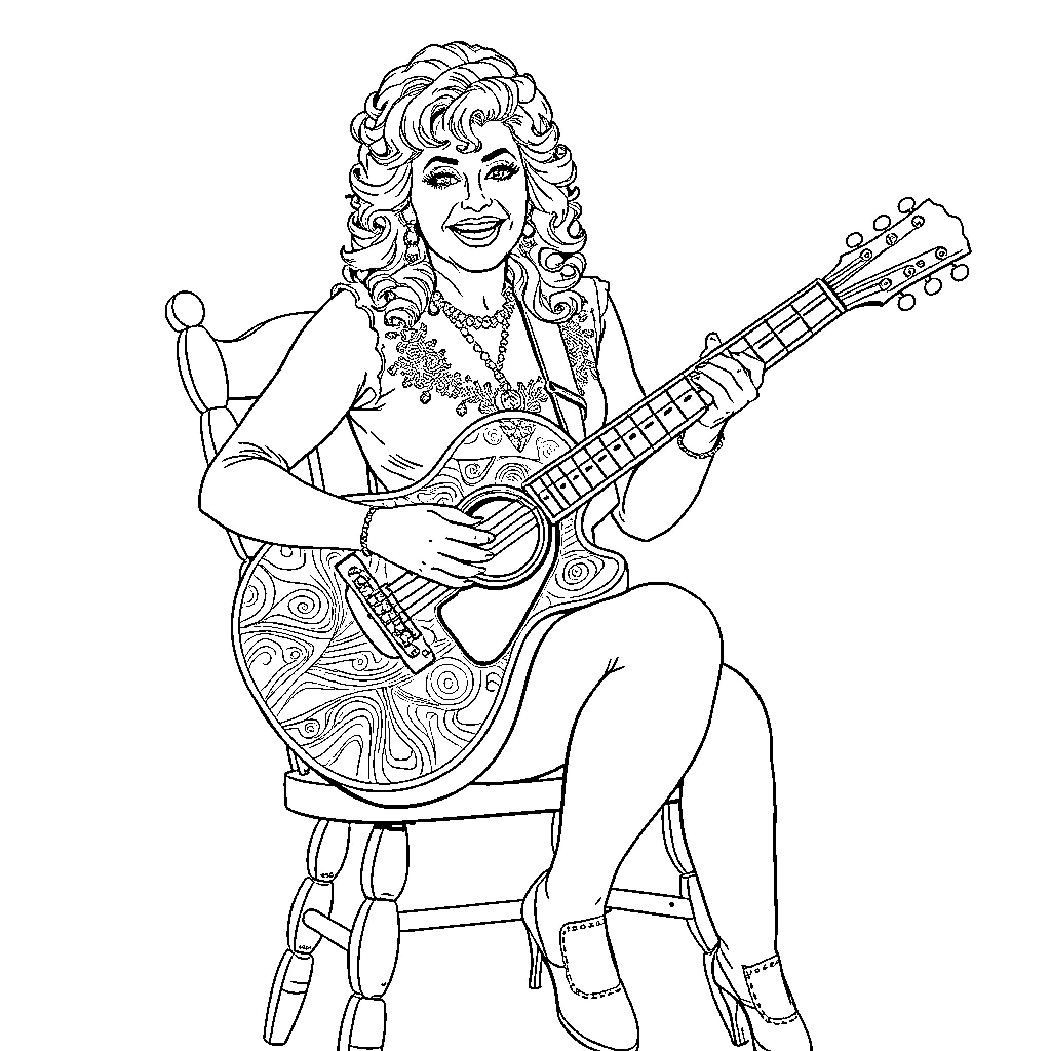 Best Dolly Parton Coloring Pages (Free Printable PDF)