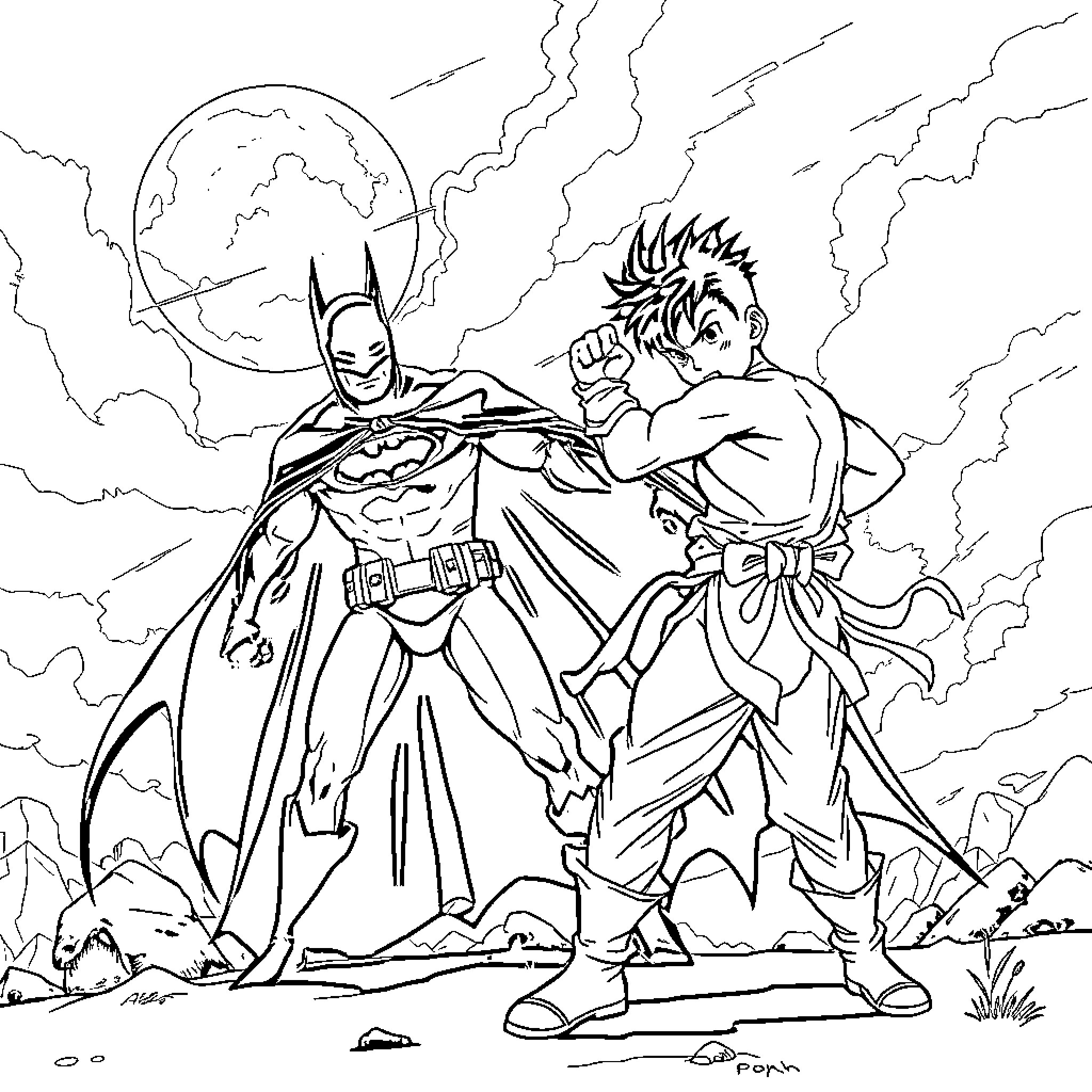 Best Sangoku Coloring Pages (Free Printable PDF)
