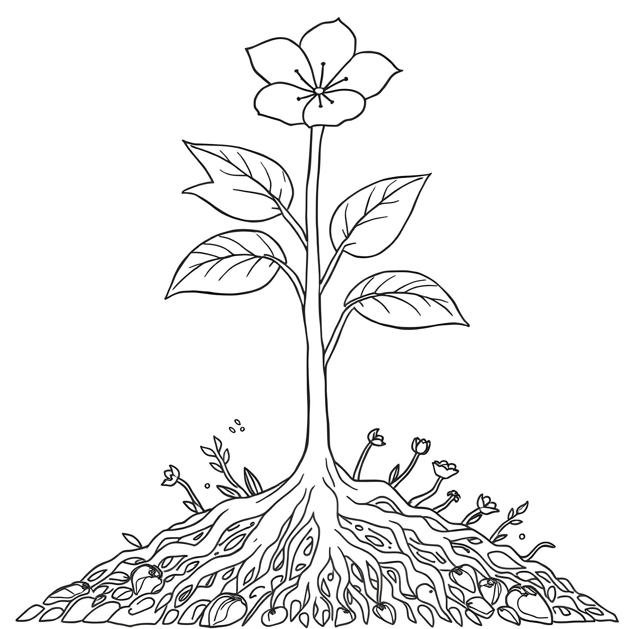Best Plant Coloring Pages (Free Printable PDF)