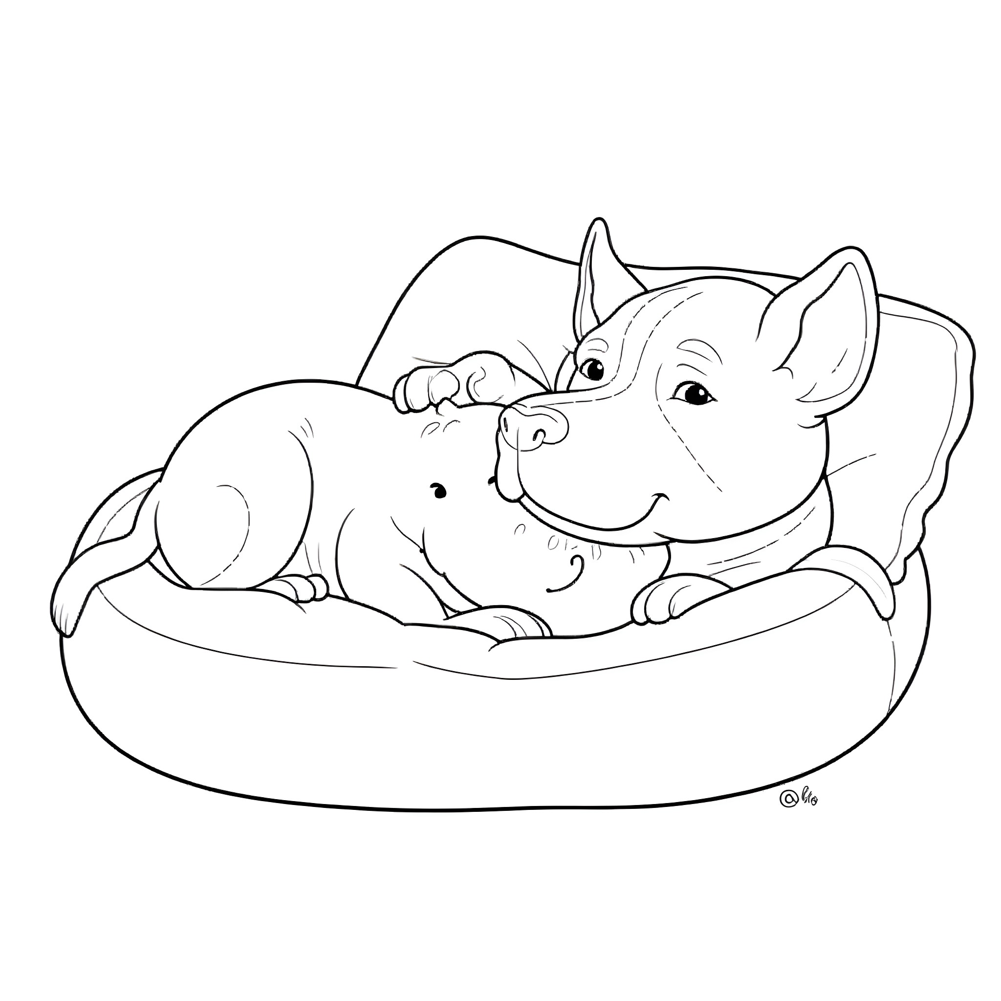 2 Best American Staffordshire Terrier Coloring Pages (Free Printable PDFs)