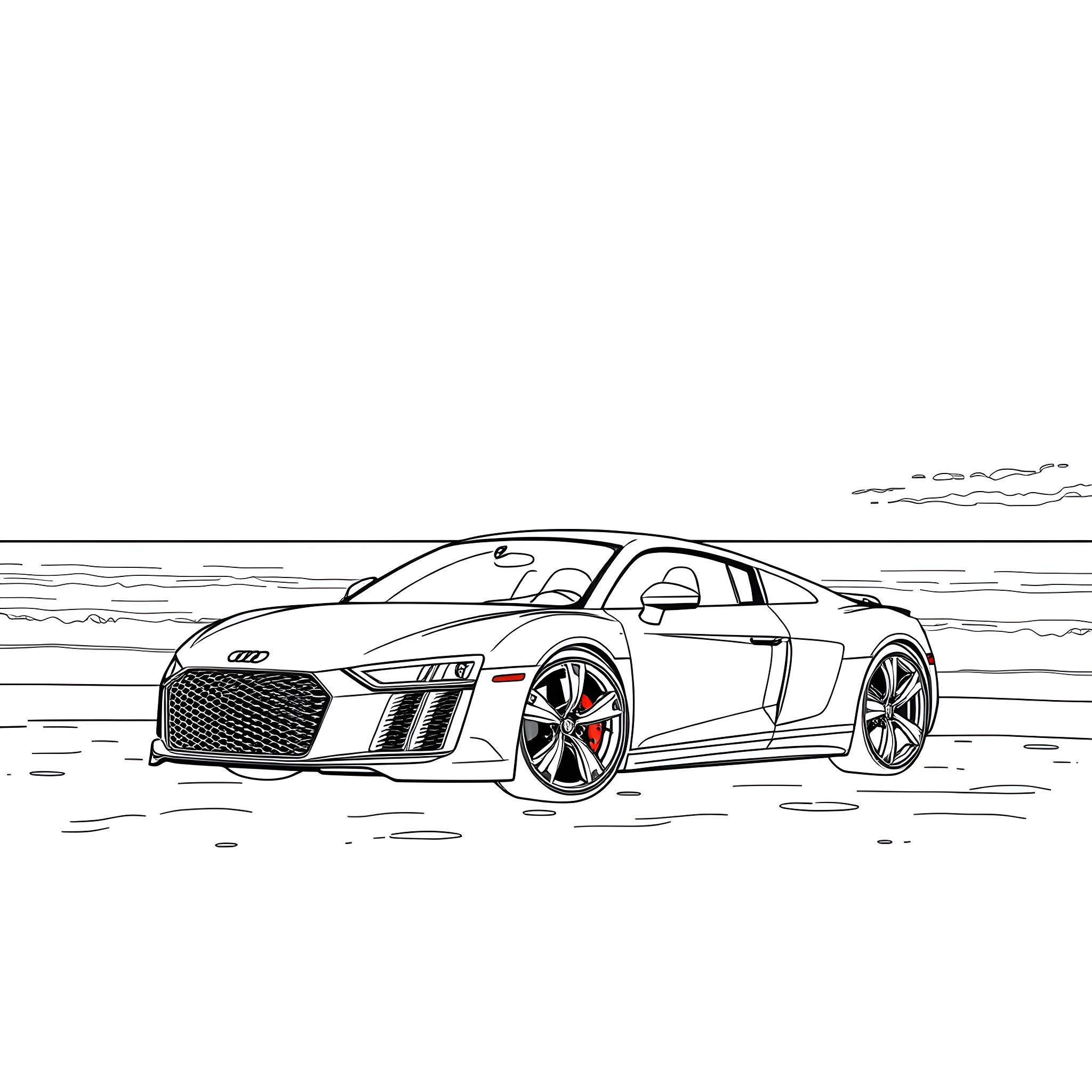 12 Best Audi R8 Coloring Pages (Free Printable PDFs)